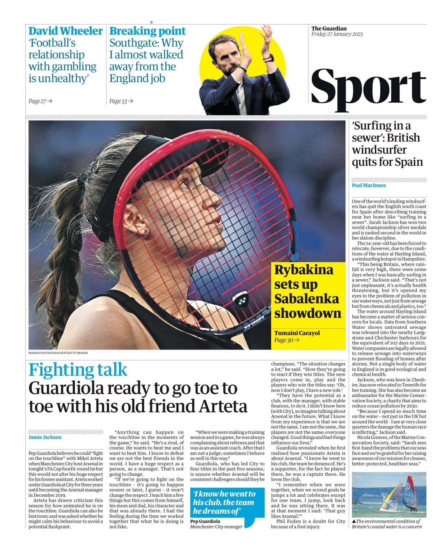 Friday's back pages - BBC Sport