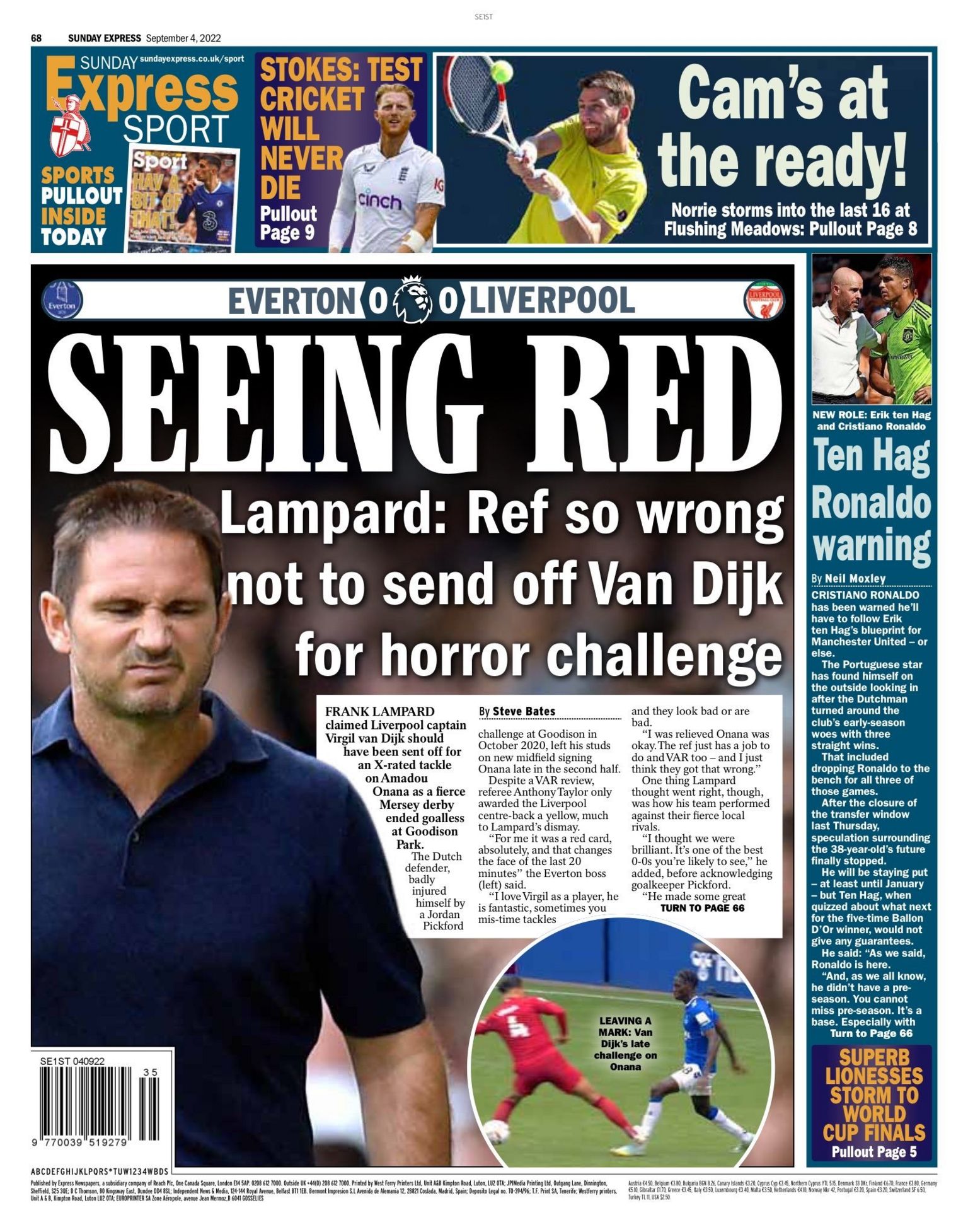 Sunday's back pages - BBC Sport