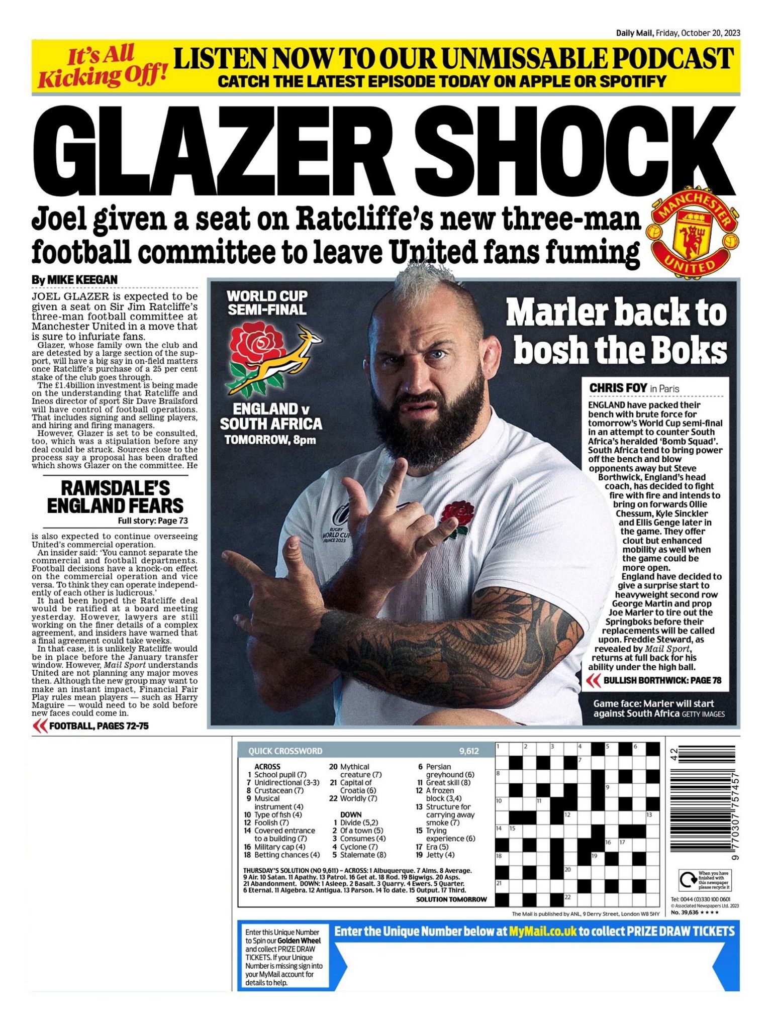 Friday back pages - BBC Sport