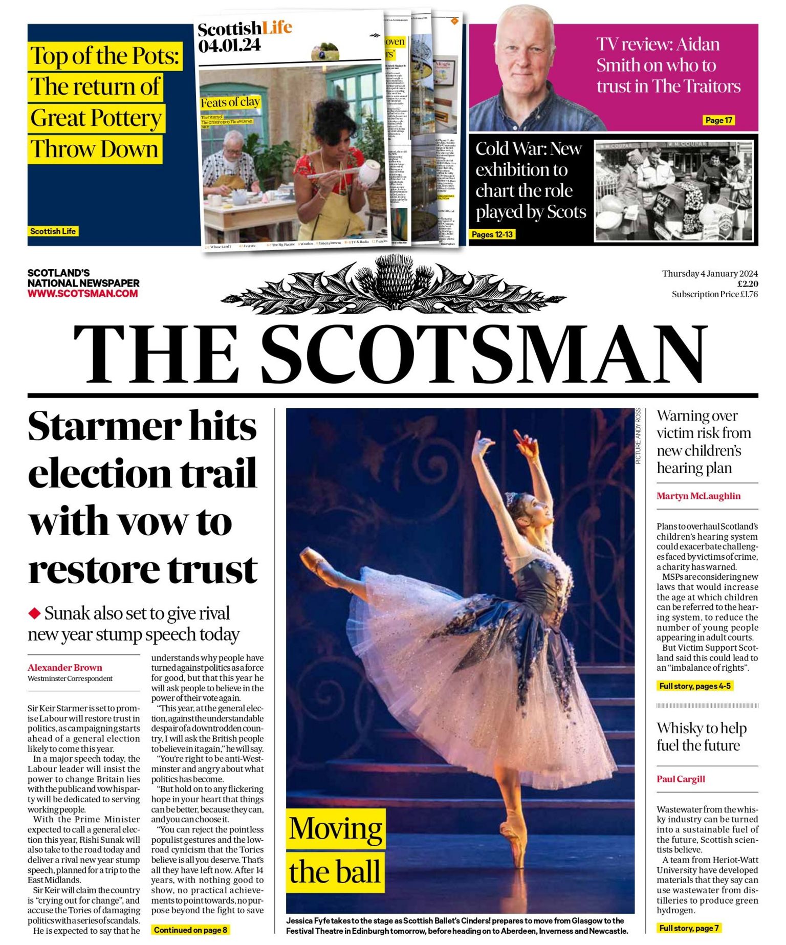Scotland's papers: Attack on Raith fan and 'Luke the Nuke' defeat - BBC ...