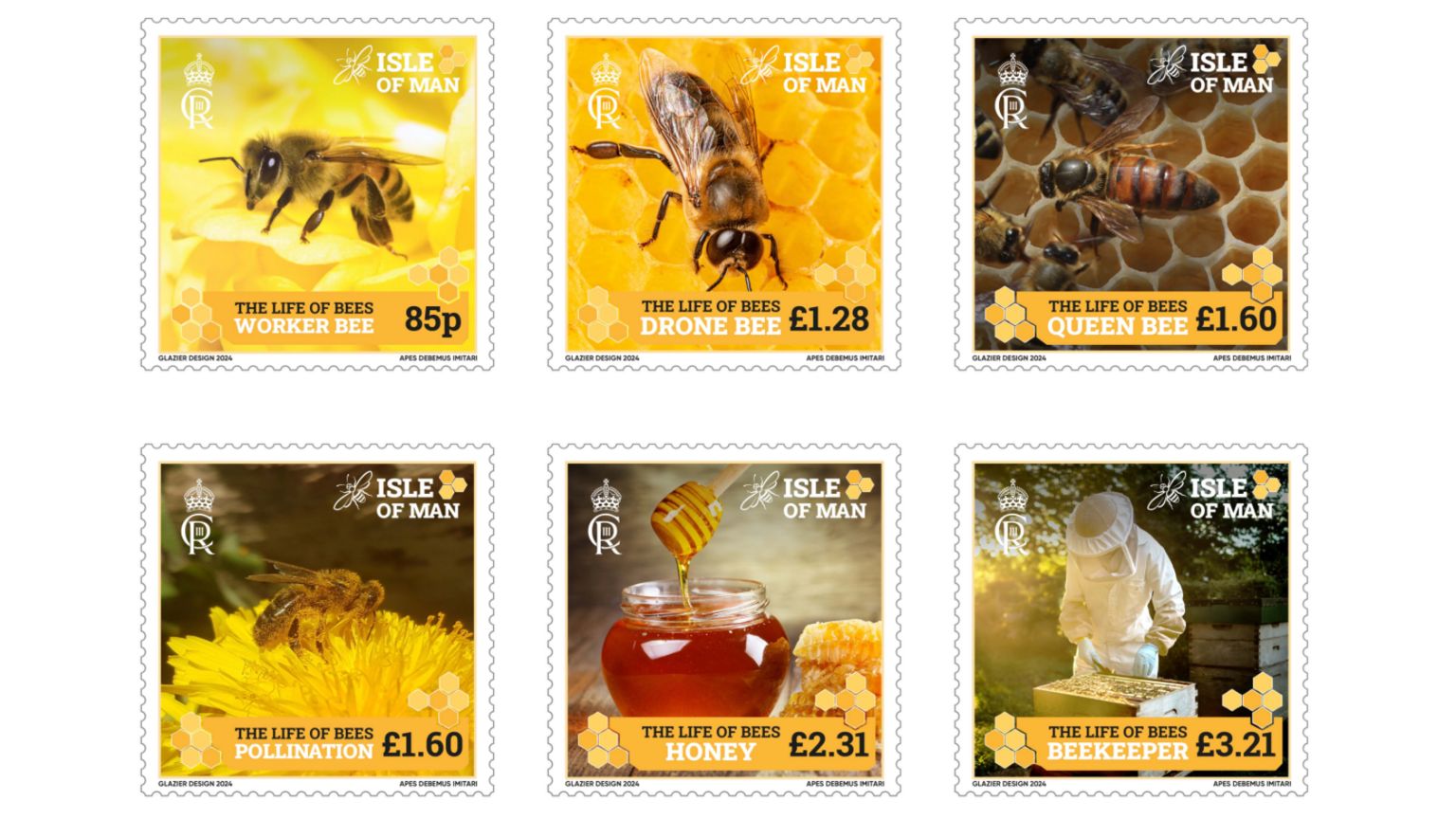 Manx stamps celebrate beekeeper association's 150th birthday - BBC News