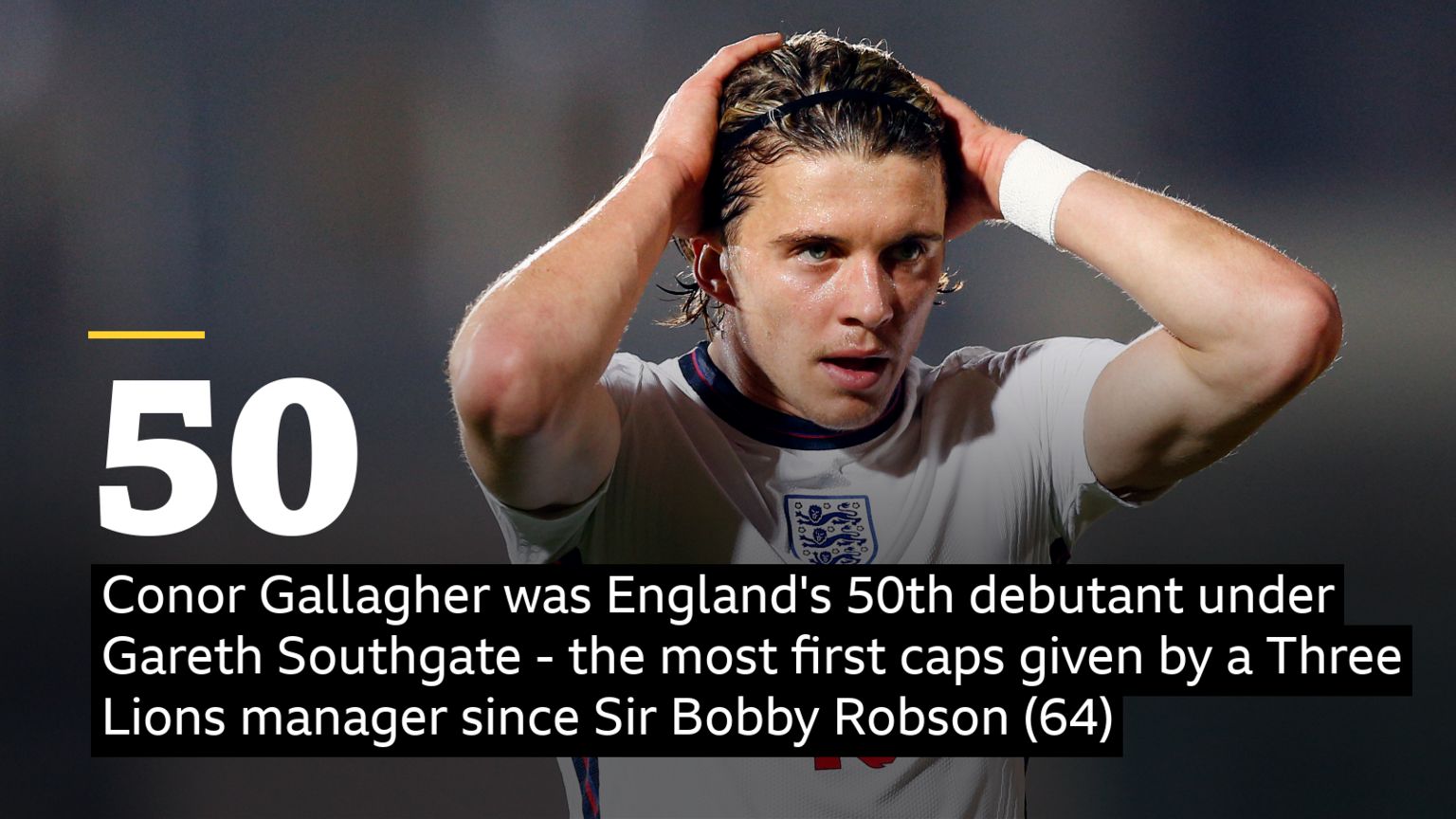 Gallagher 50th player under Southgate to make Three Lions debut - BBC Sport