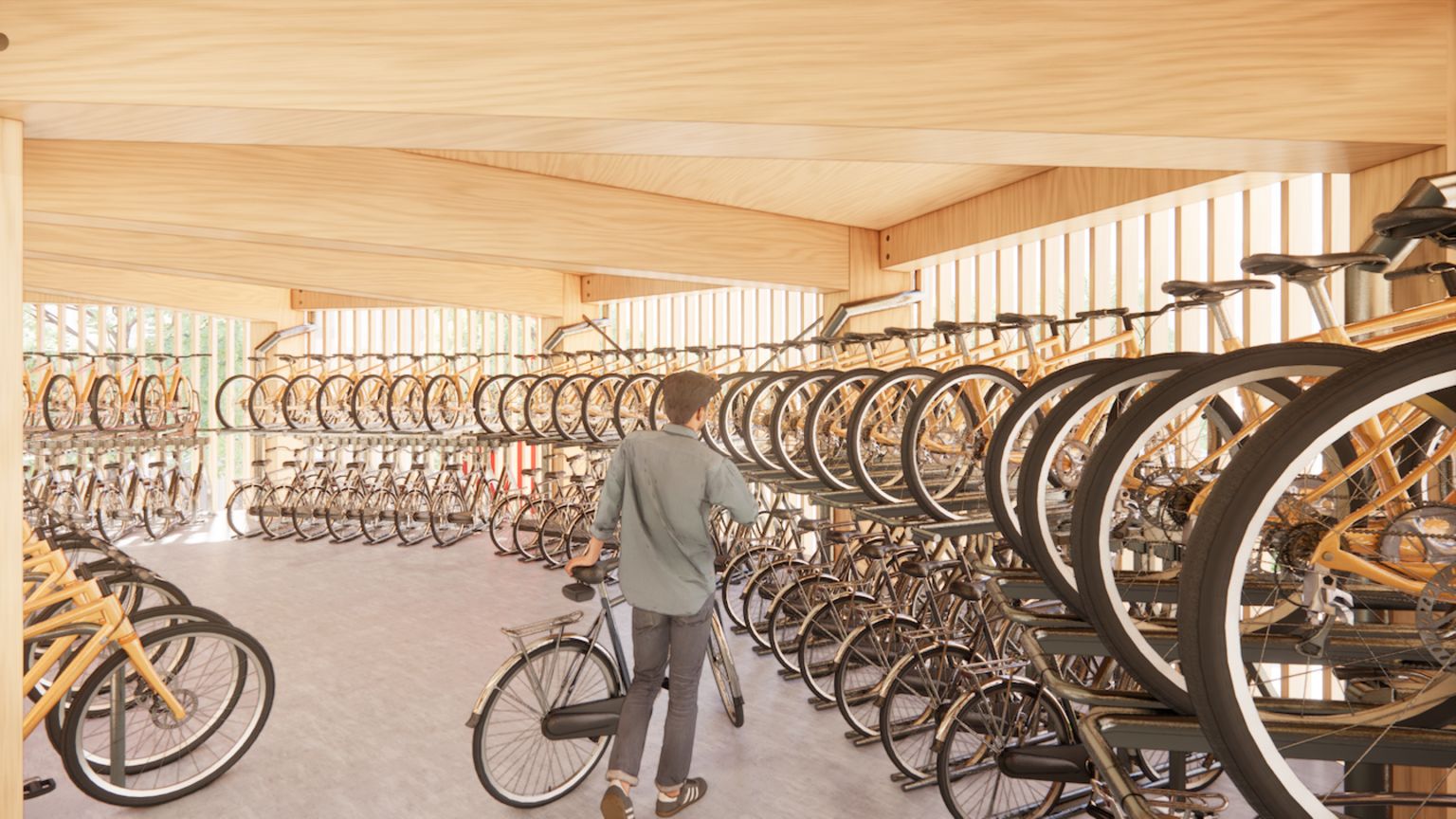 Oxford cycle pavilion set to improve sustainable transport - BBC News