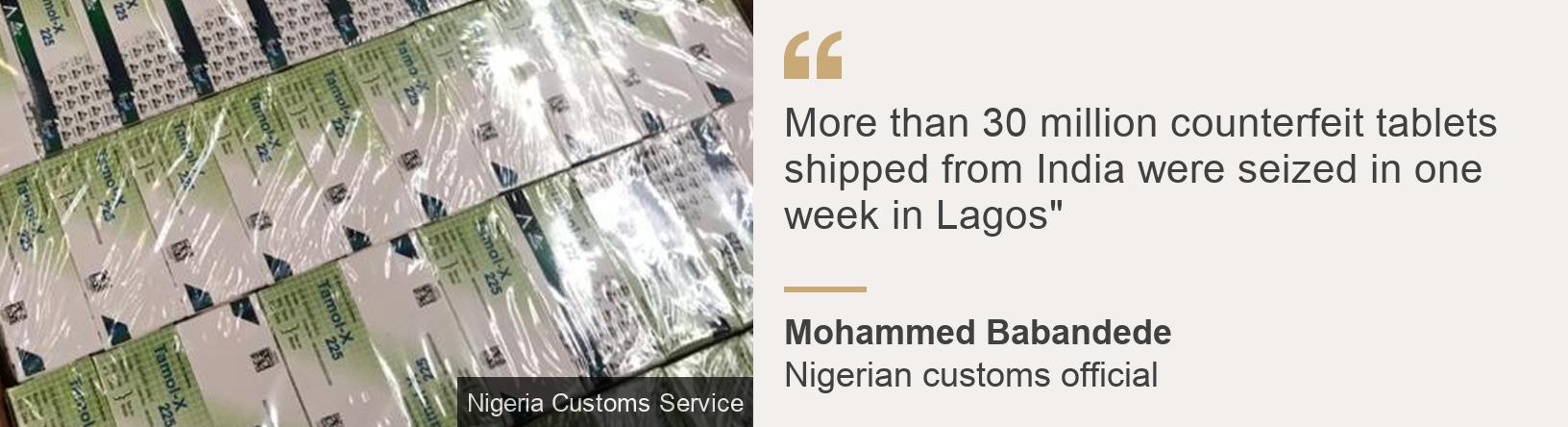 Fake pharmaceutical industry thrives in West Africa - BBC News