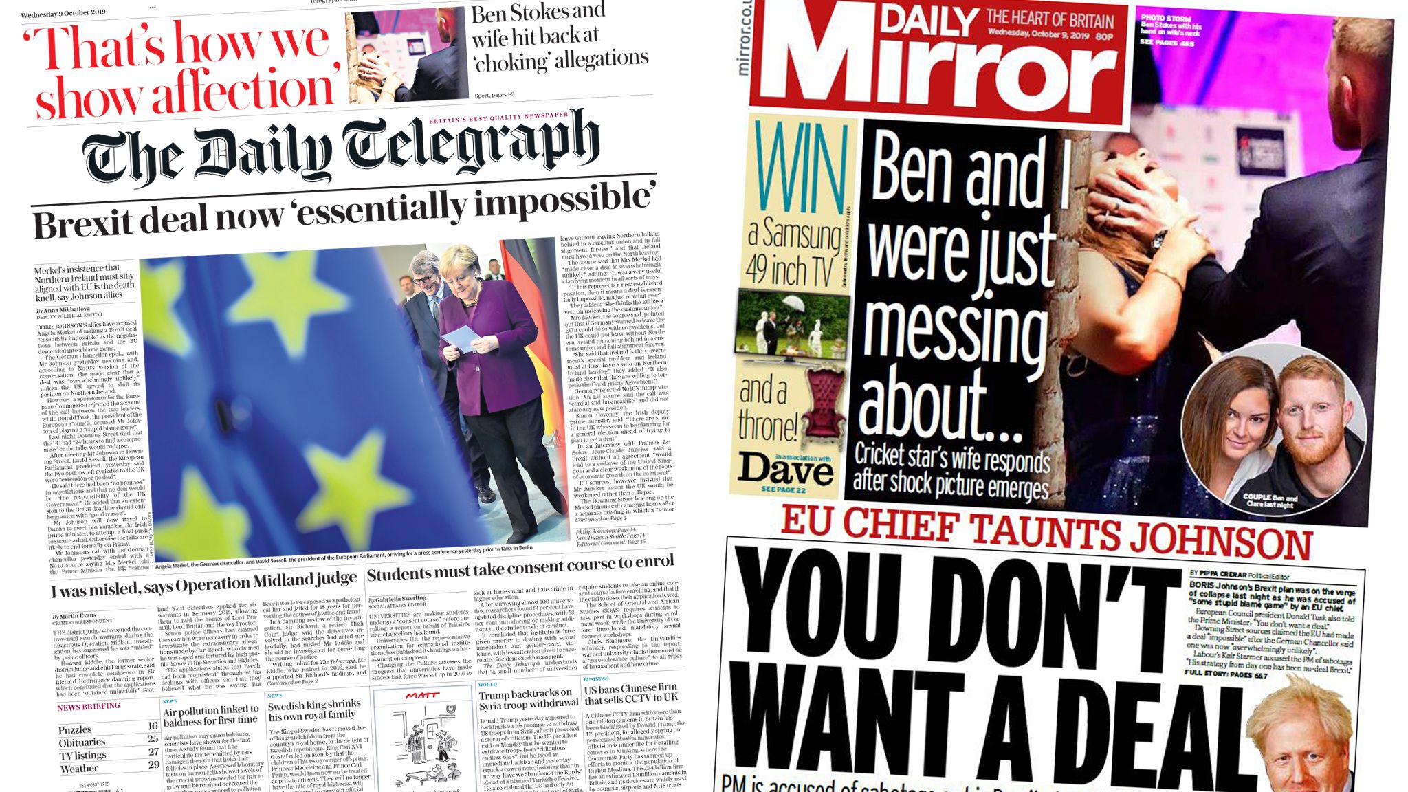 News Daily: Brexit deal warning and Trump inquiry - BBC News