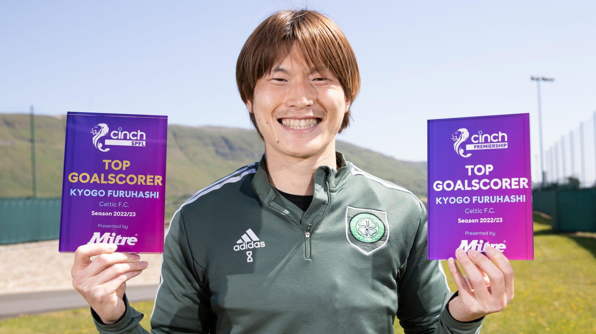 Kyogo bags Scotland's top goal scorer of the year award - BBC Sport