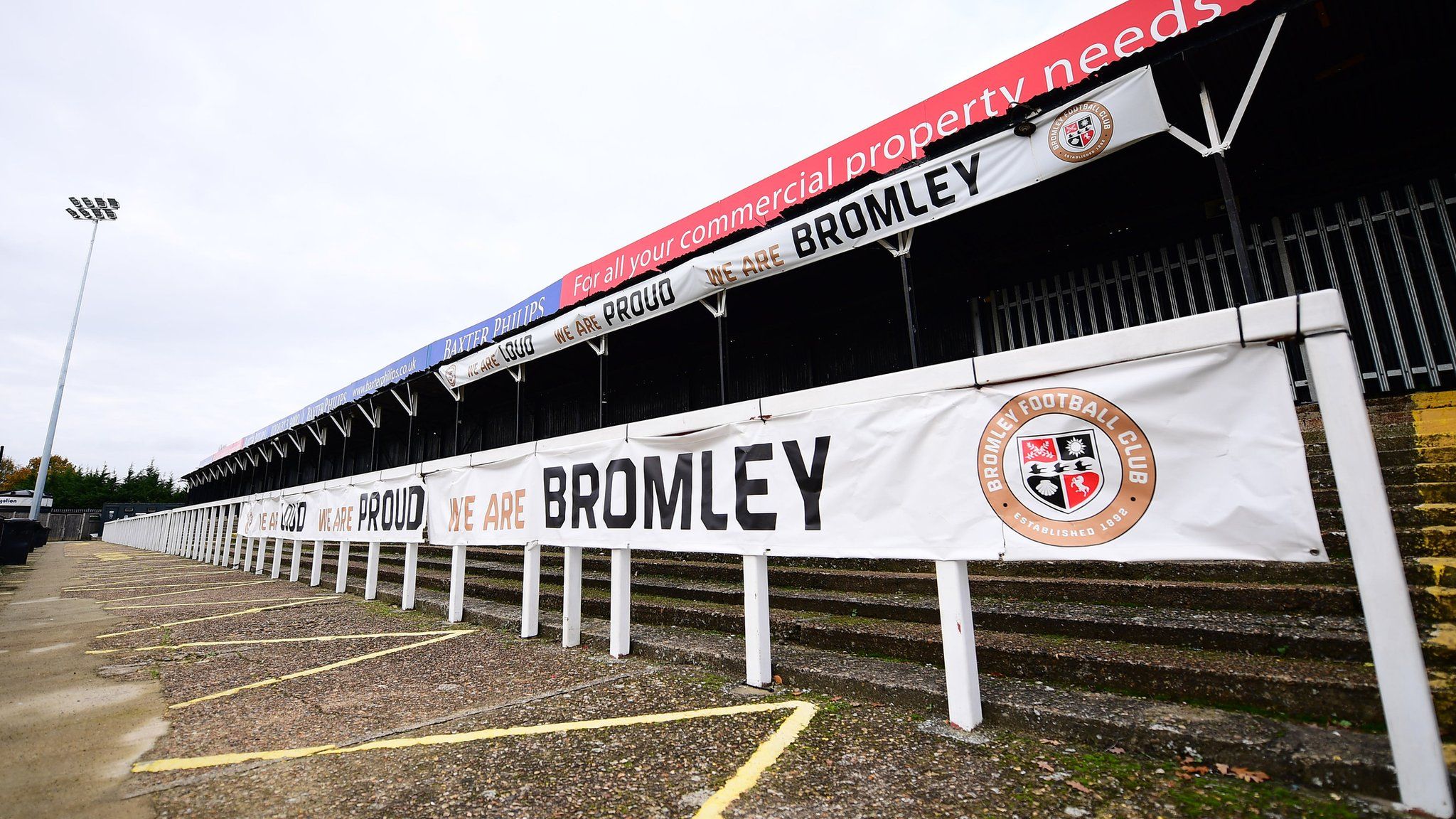Bromley football fan who died during National League game named - BBC News