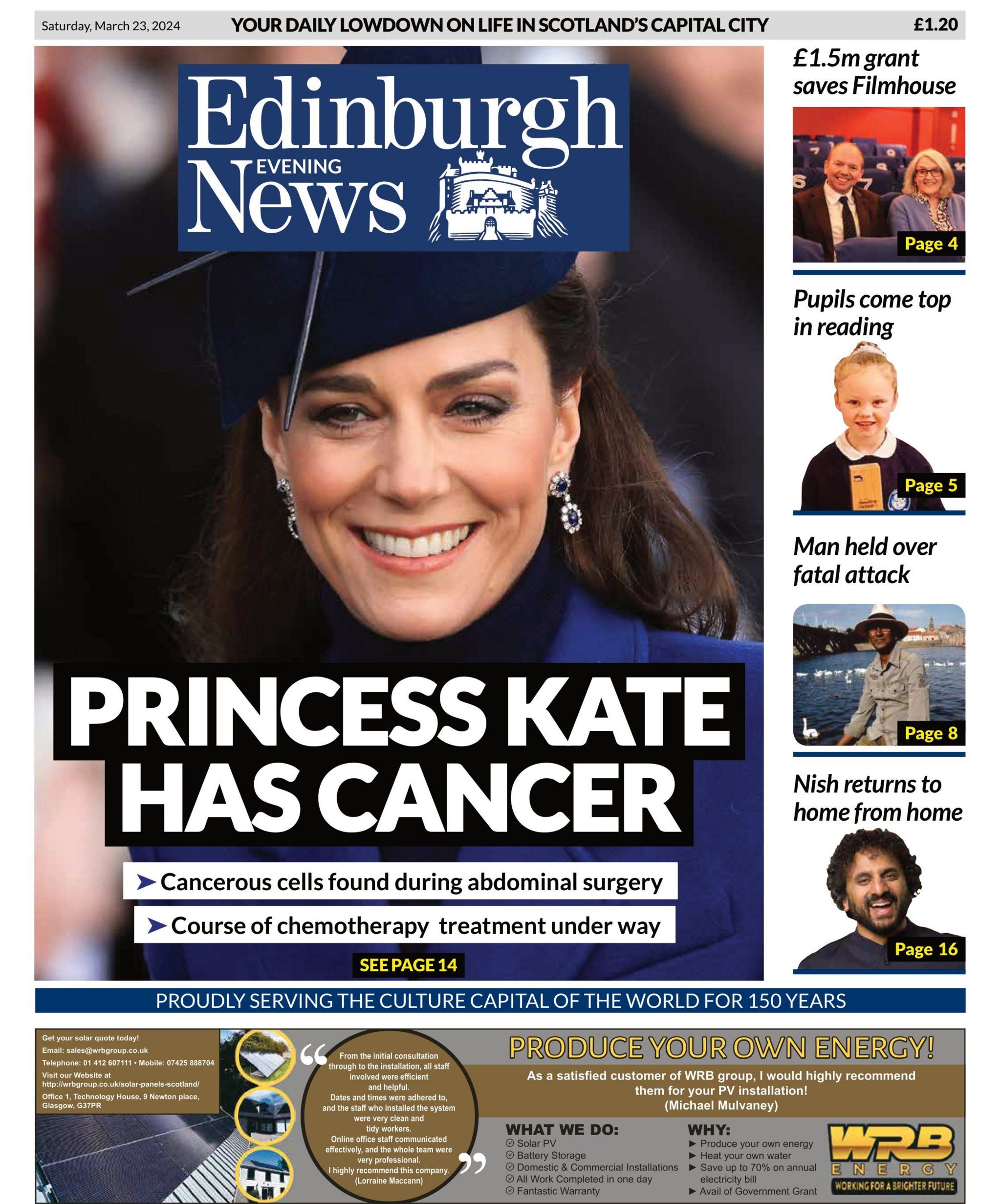 Kate 'cancer shock' and Duchess 'getting stronger every day' - BBC News