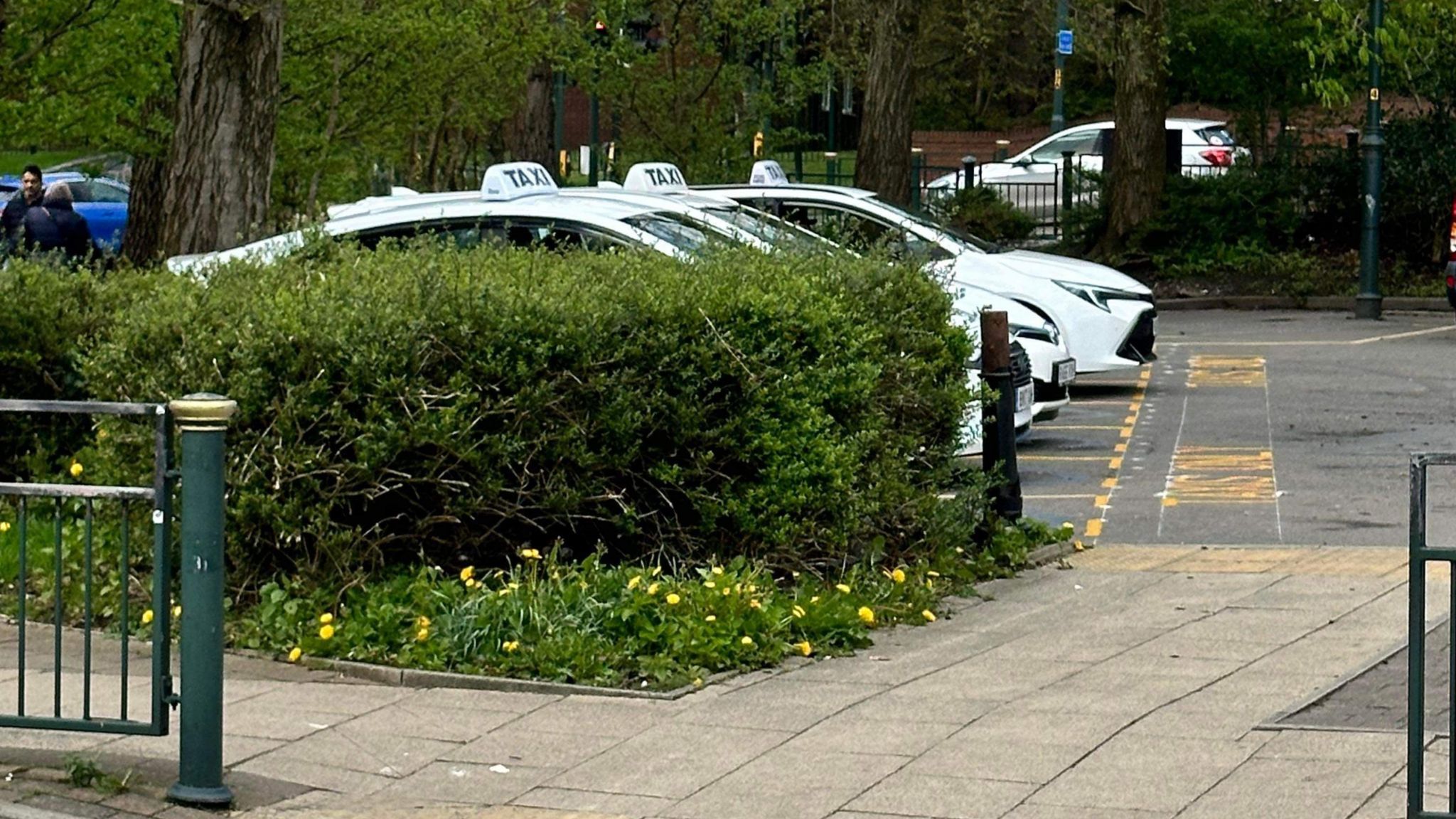 Oldham: Anger over taxis taking over disabled bays - BBC News