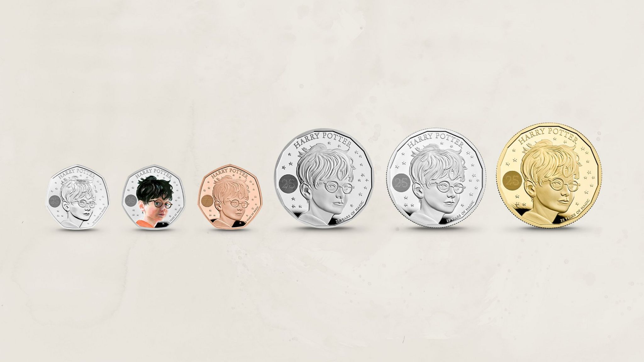 Harry Potter: Final coin revealed to mark 25th anniversary of first ...