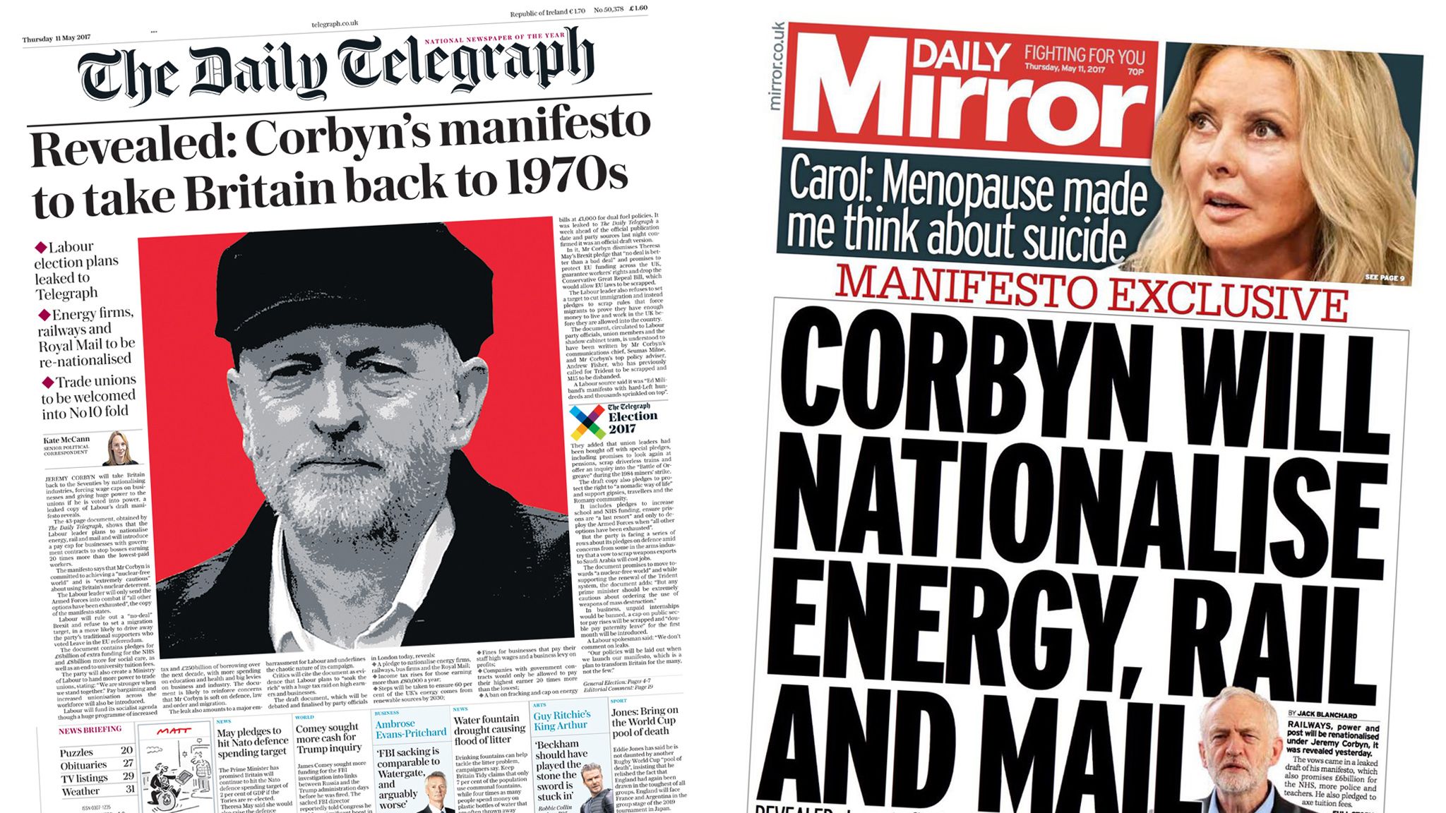 News Daily Labour Manifesto Leak Bbc News