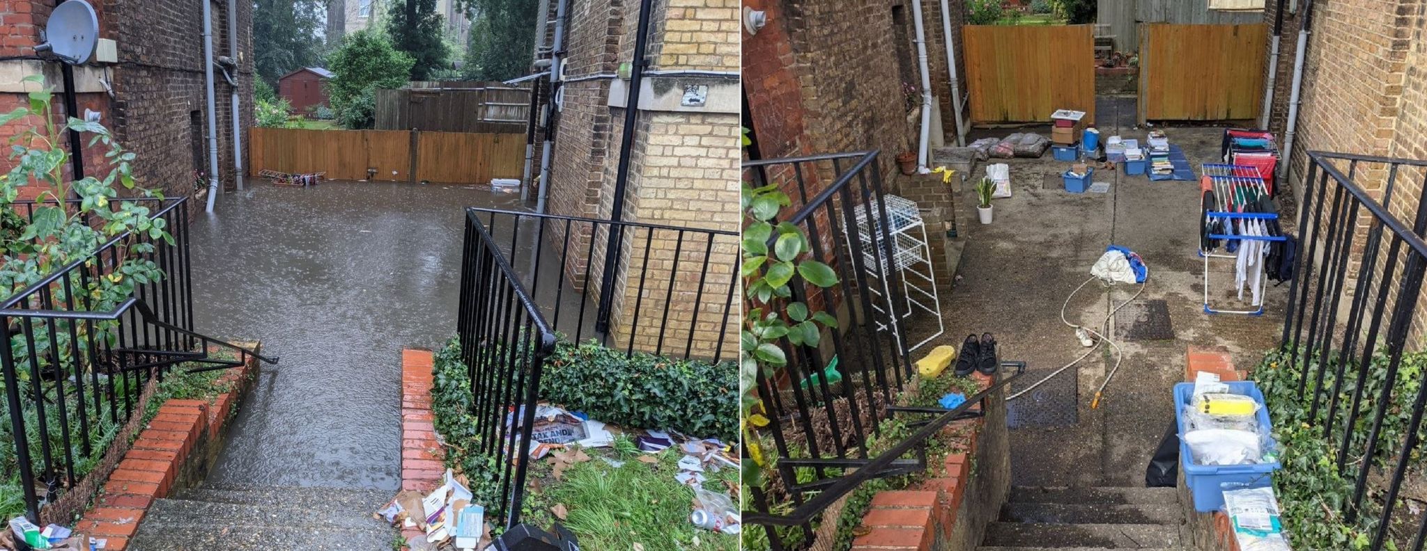 London family tells of trauma after sewage flood destroyed home - BBC News