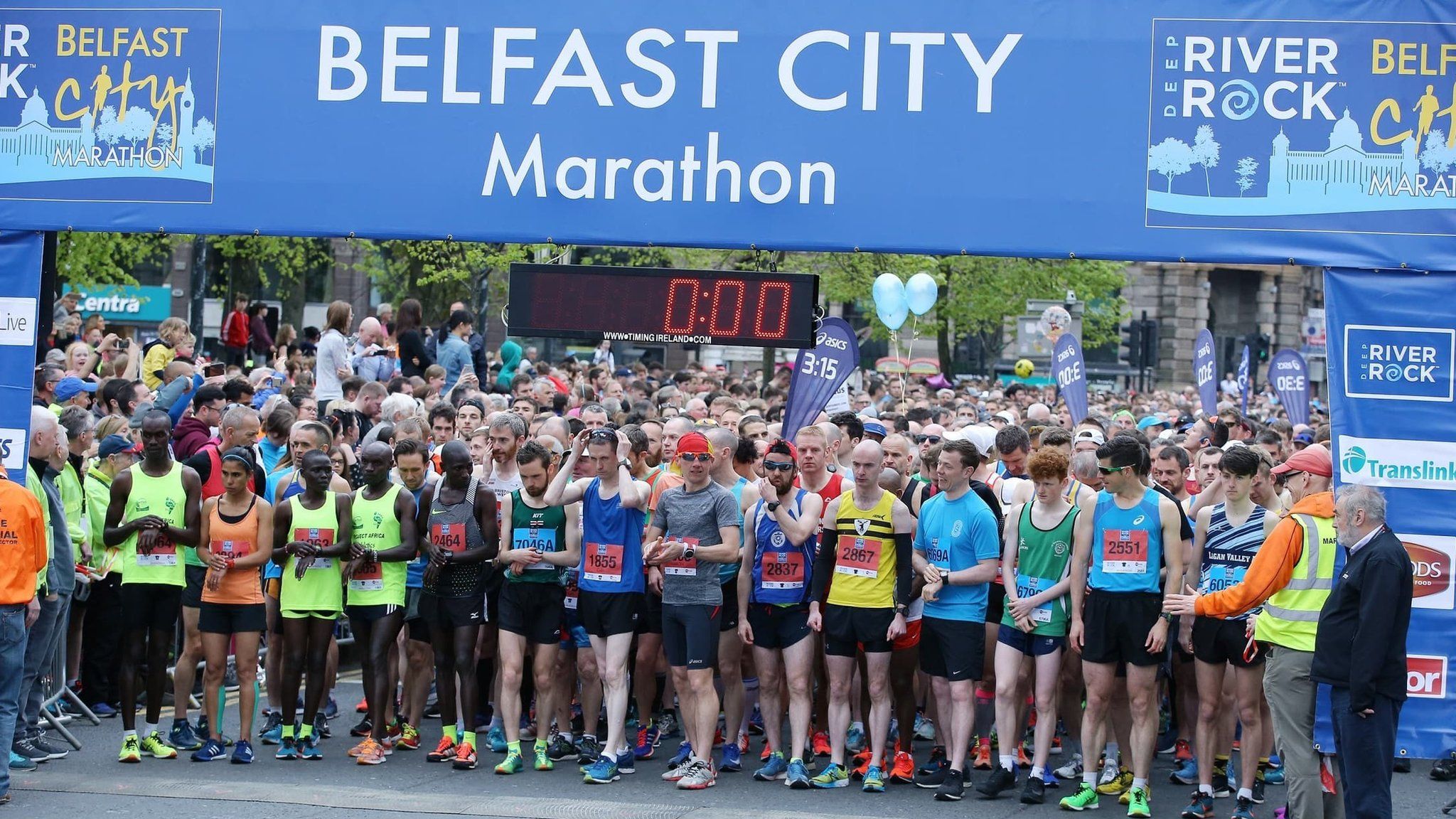 Belfast City Marathon: Race returns for May Day weekend - BBC News