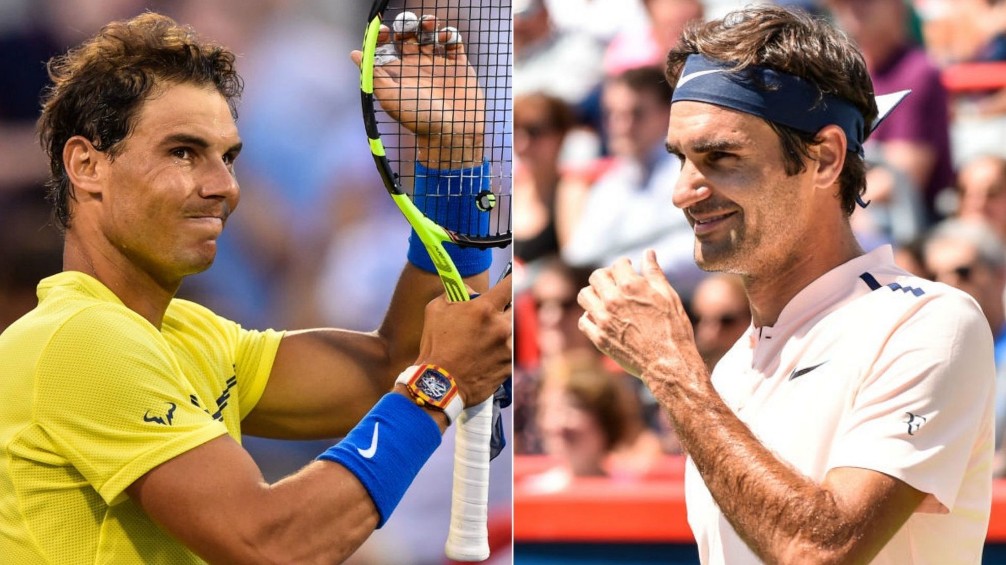 Rogers Cup: Rafael Nadal beaten, Roger Federer through in Montreal ...