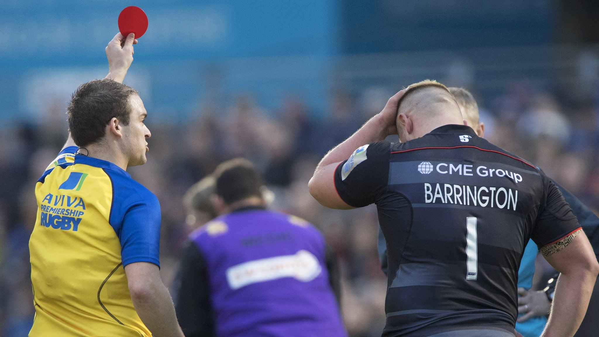 Richard Barrington & Brad Barritt: Saracens pair cited for tackle on ...