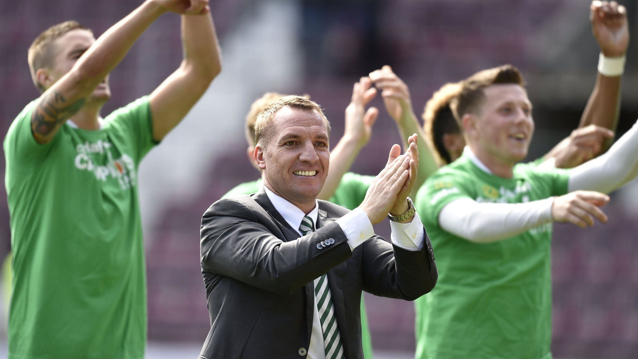 Celtic's title triumph by numbers - BBC Sport