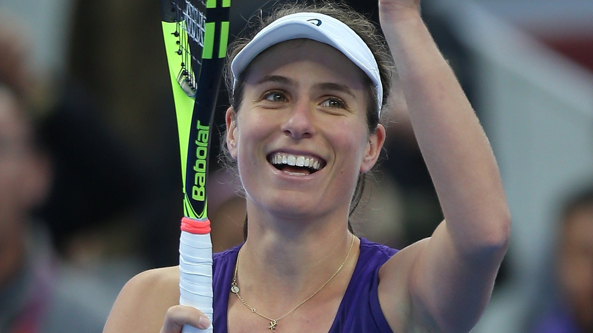 Johanna Konta beats Sam Stosur in opener at WTA Elite Trophy - BBC Sport