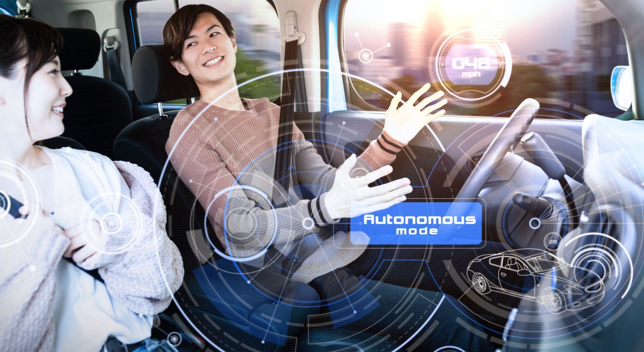 Driverless cars: Special wristbands to help spot people - BBC Newsround