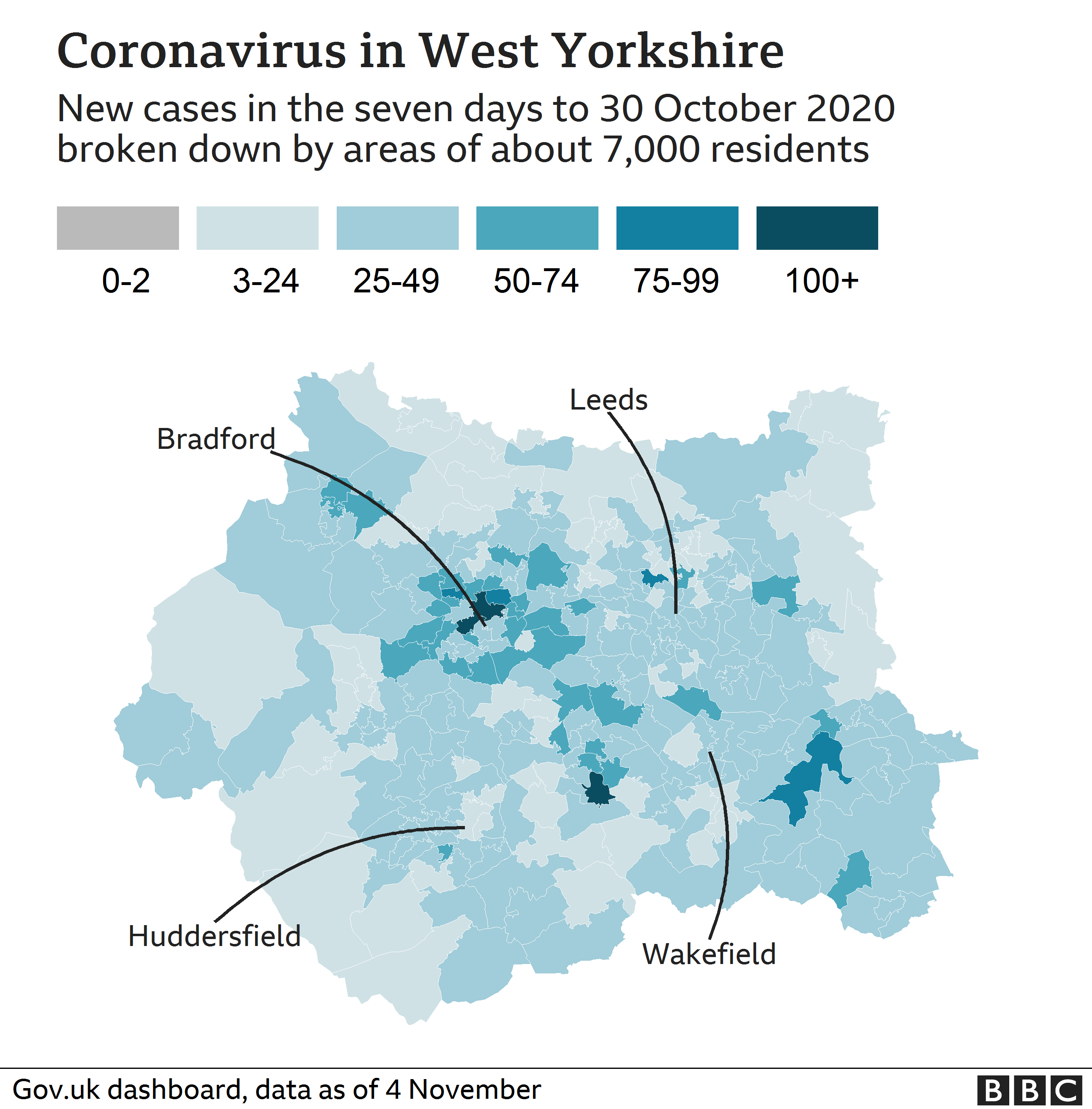 Coronavirus: England's hotspots in maps - BBC News