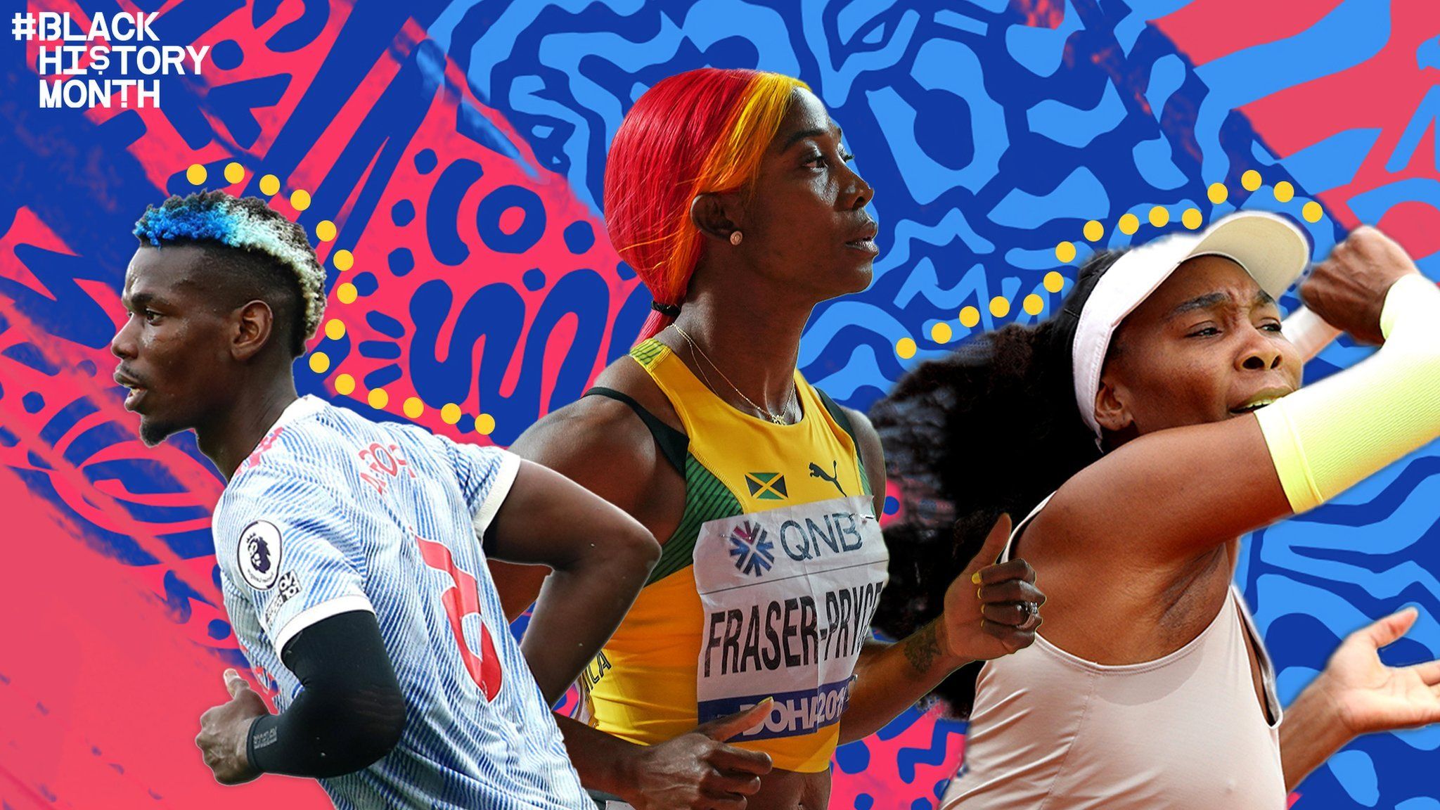 Black History Month: Five sportspeople whose hair is their magic - BBC ...