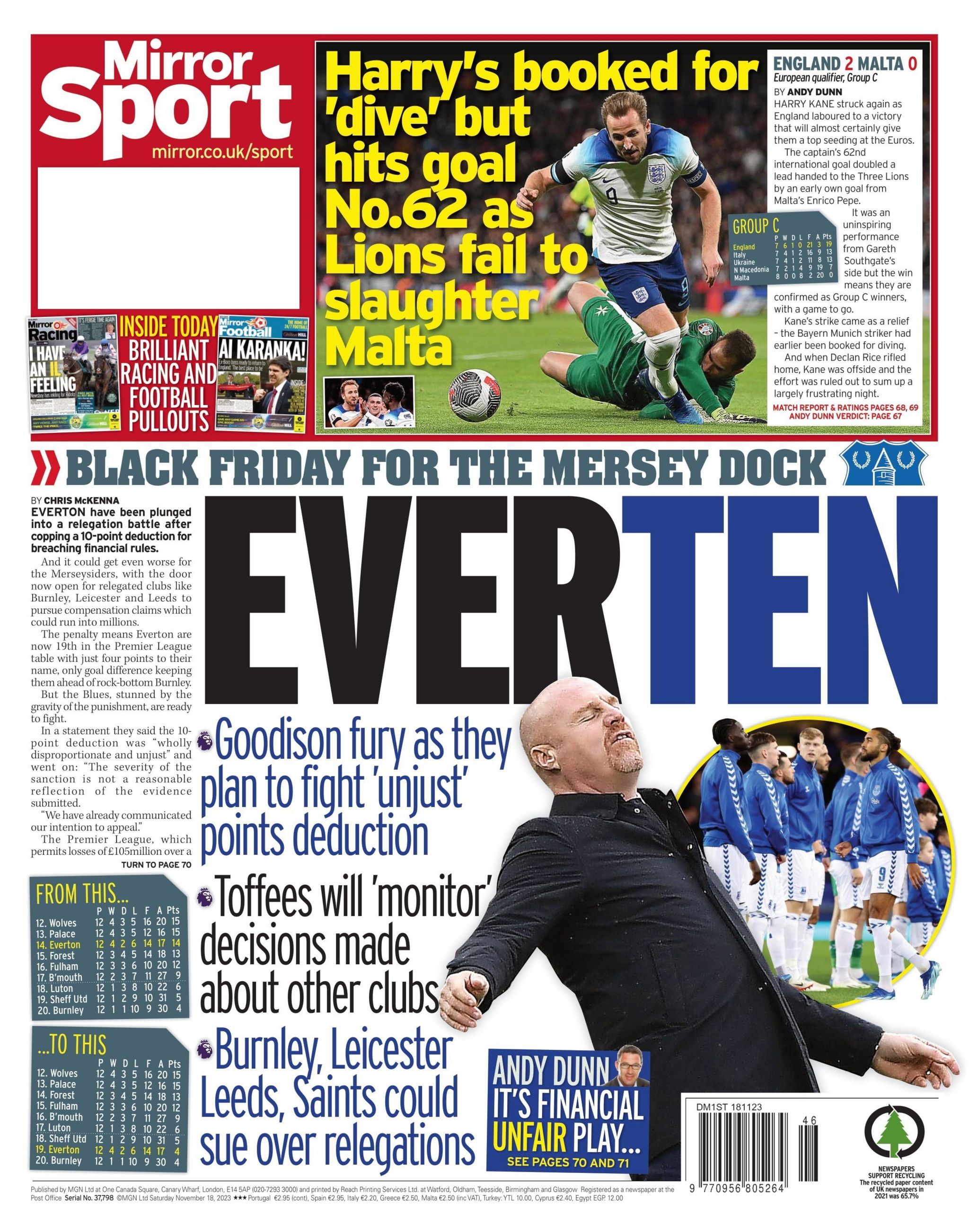 Saturday's back pages - BBC Sport