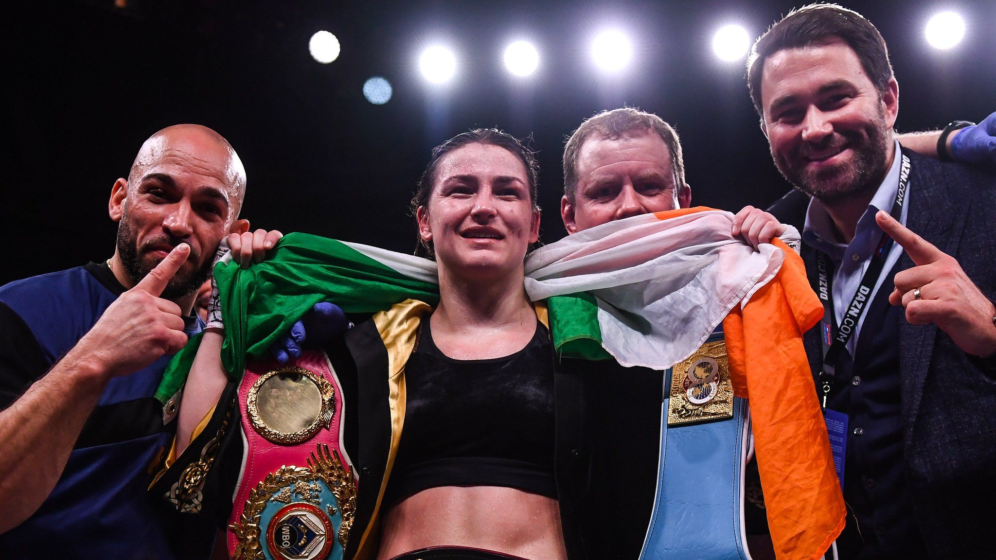 Irish boxer Katie Taylor 'will go down in history' - BBC News