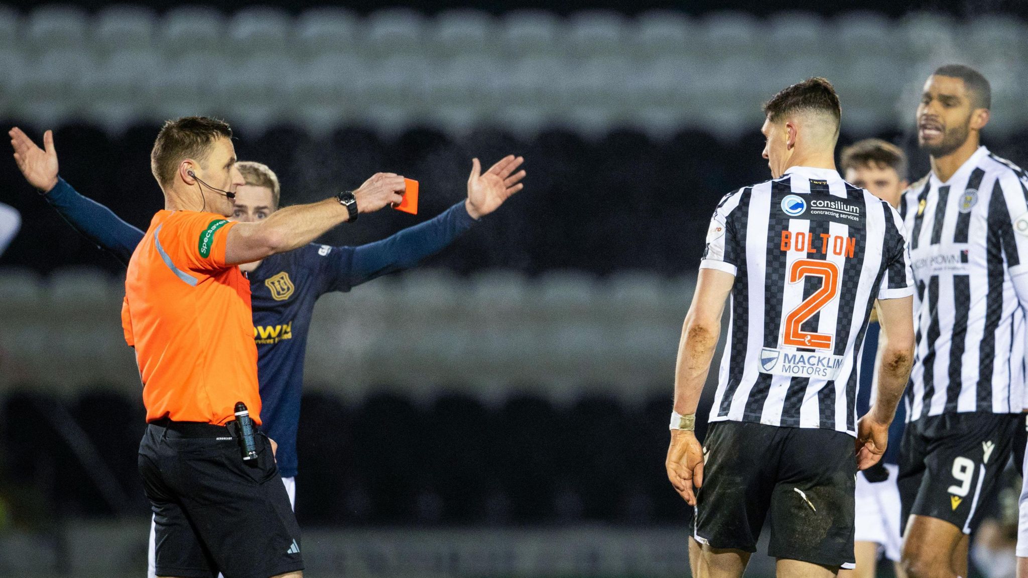St Mirren submit appeal for James Bolton red card - BBC Sport
