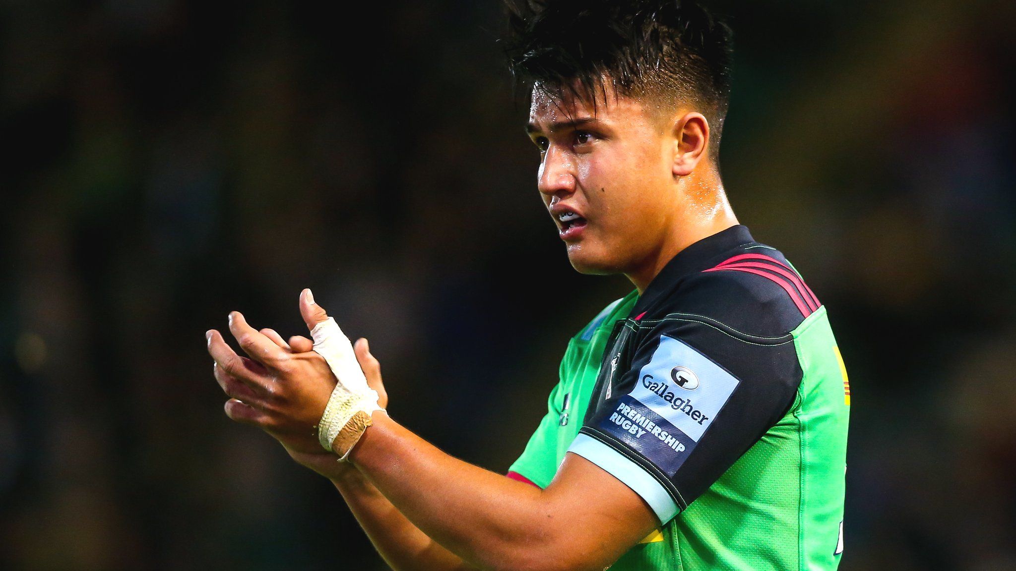 Premiership: Harlequins 20-25 Saracens despite remarkable Joe Marchant ...