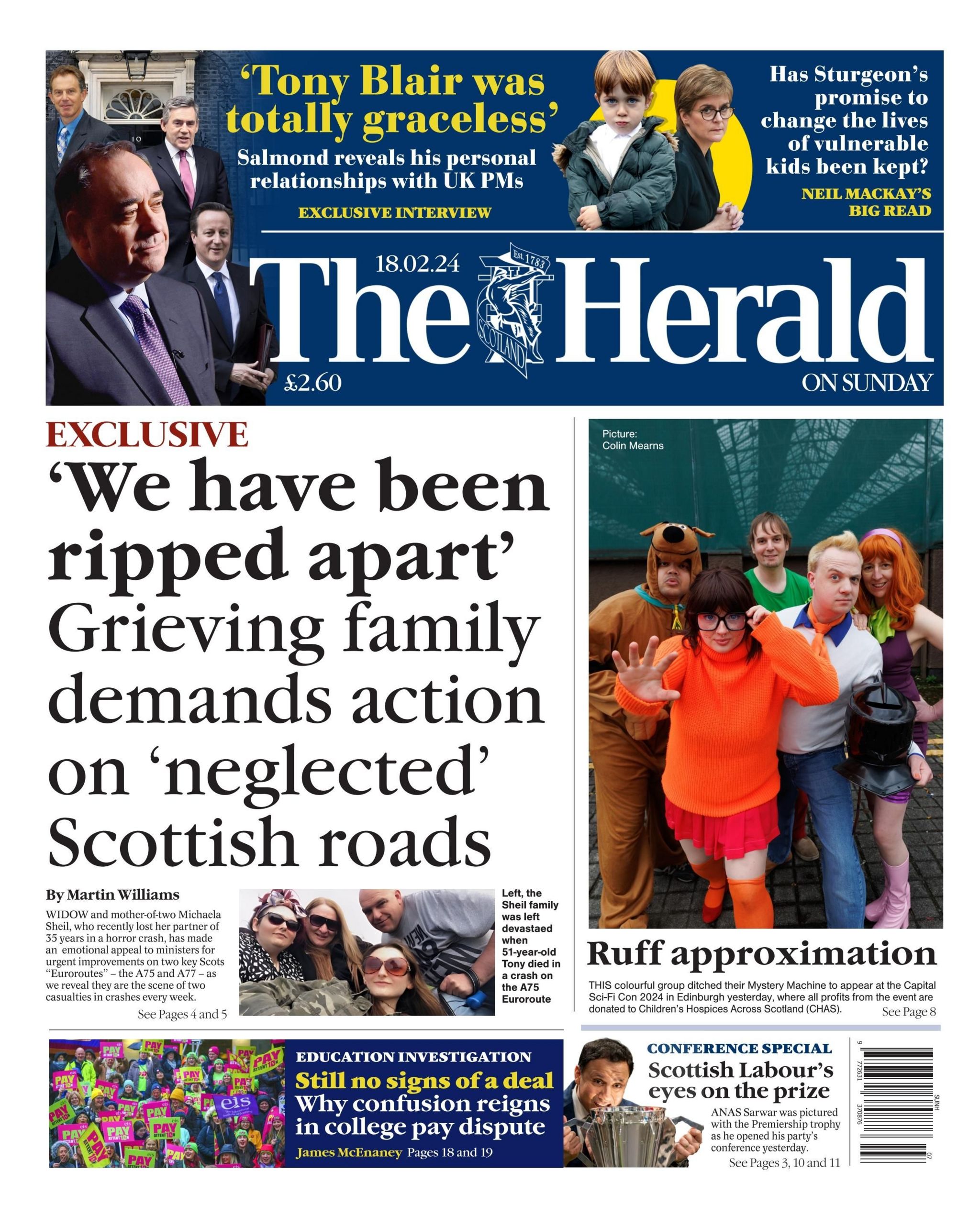 Scotland's papers: Migrant pressure and 'neglected' Scottish roads ...