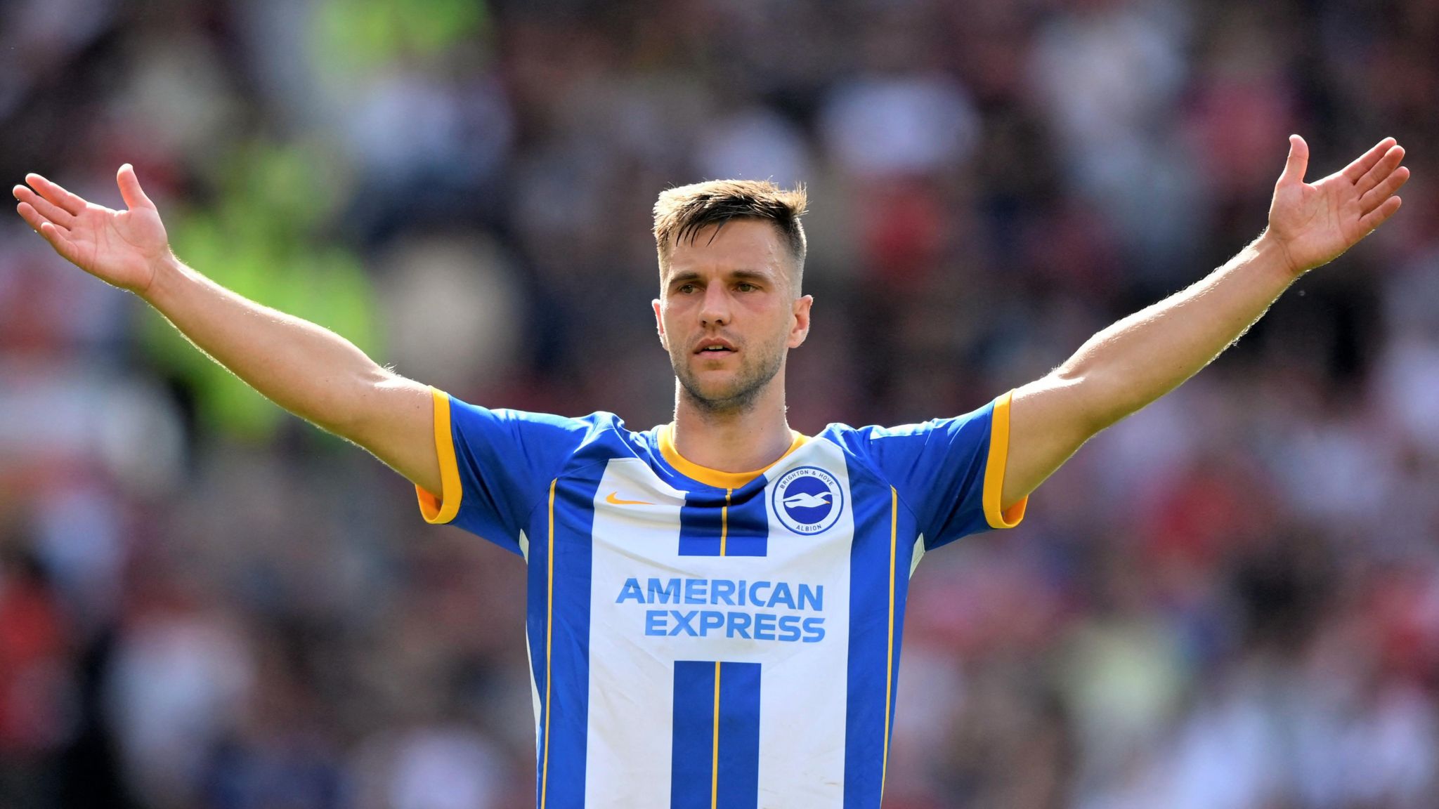 Brighton success 'gone beyond my expectations' - Veltman - BBC Sport