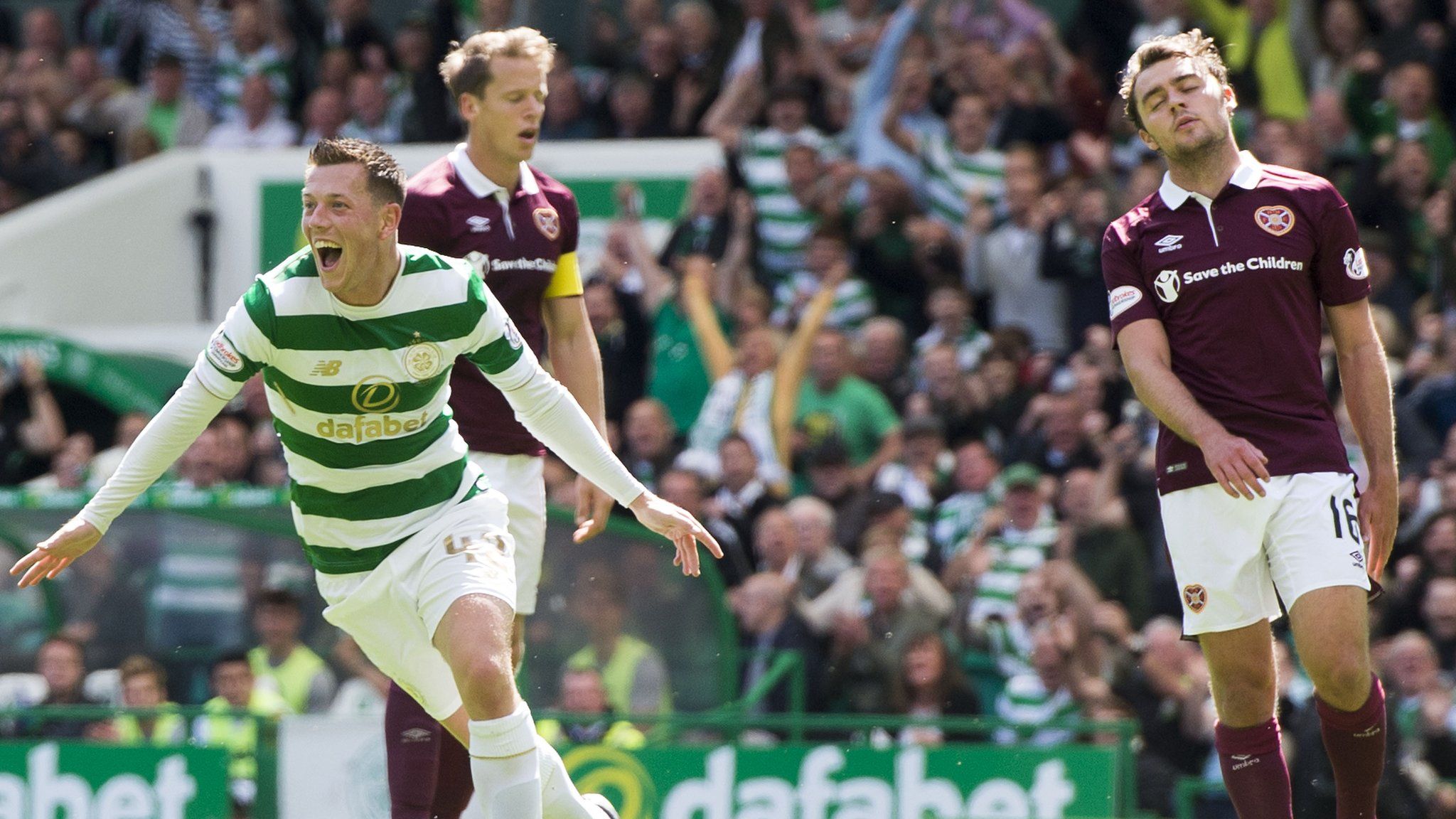 Celtic 4-1 Heart of Midlothian - BBC Sport