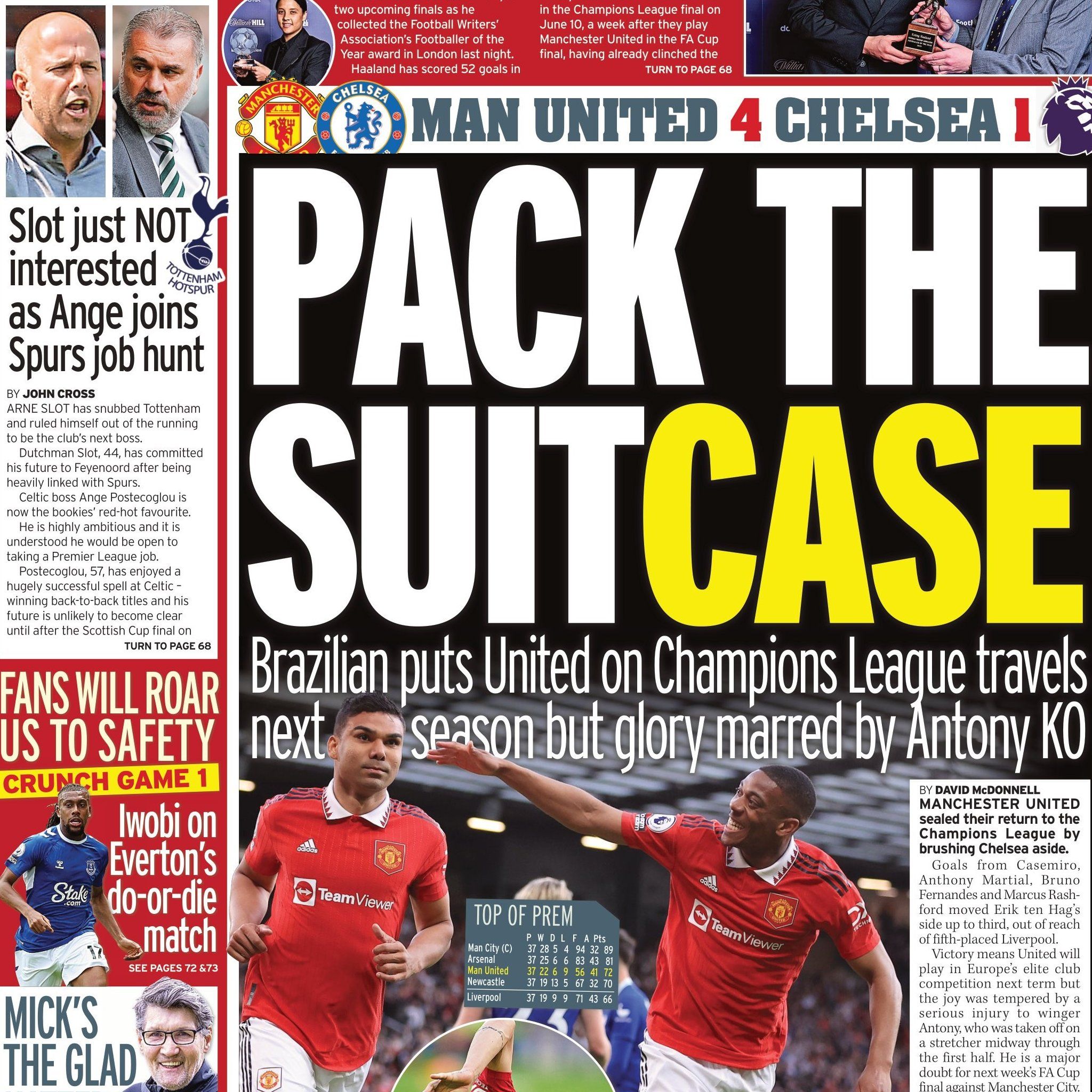 Friday's back pages - BBC Sport