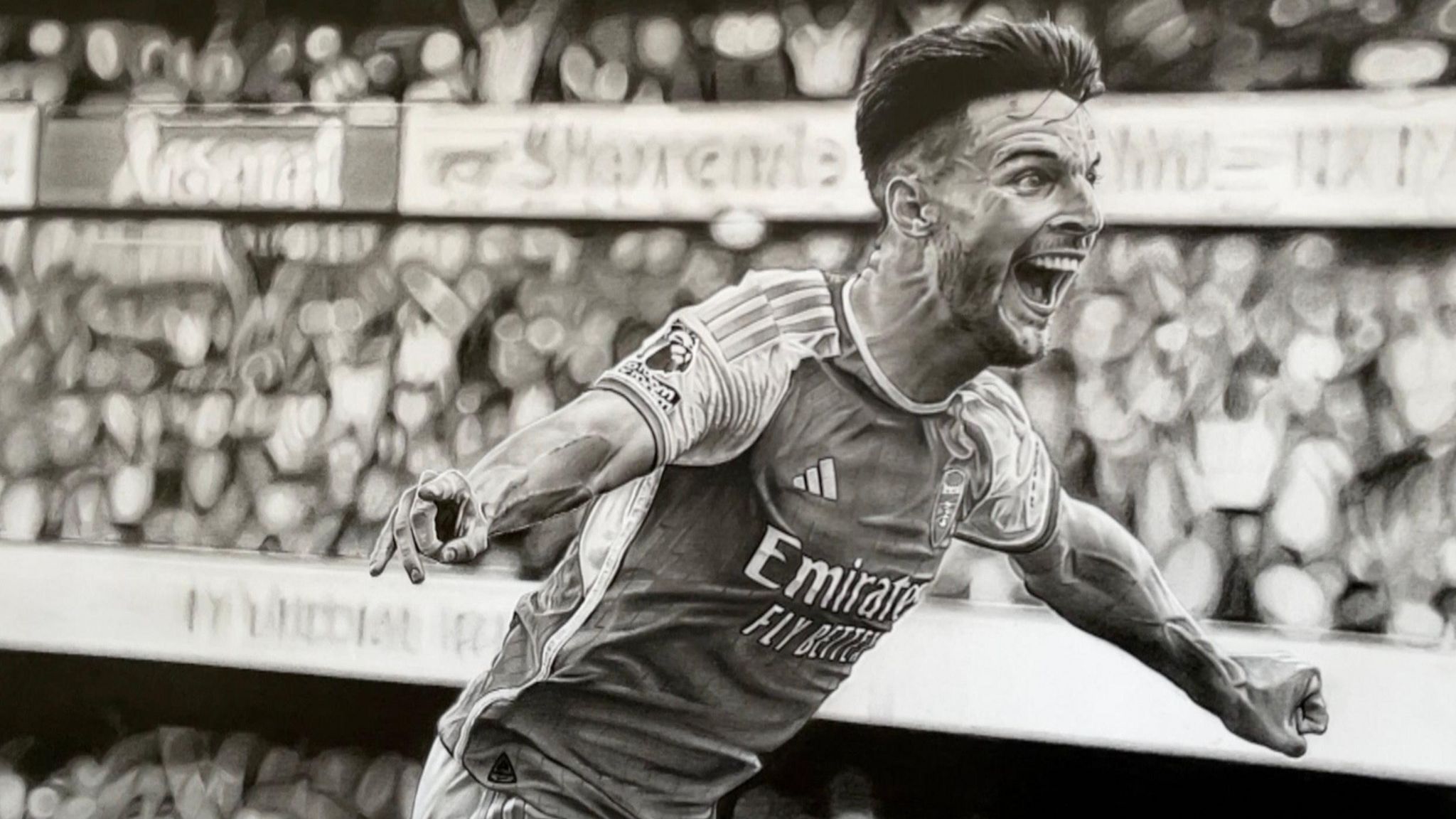 The football star artist who is 'living the dream' - BBC News