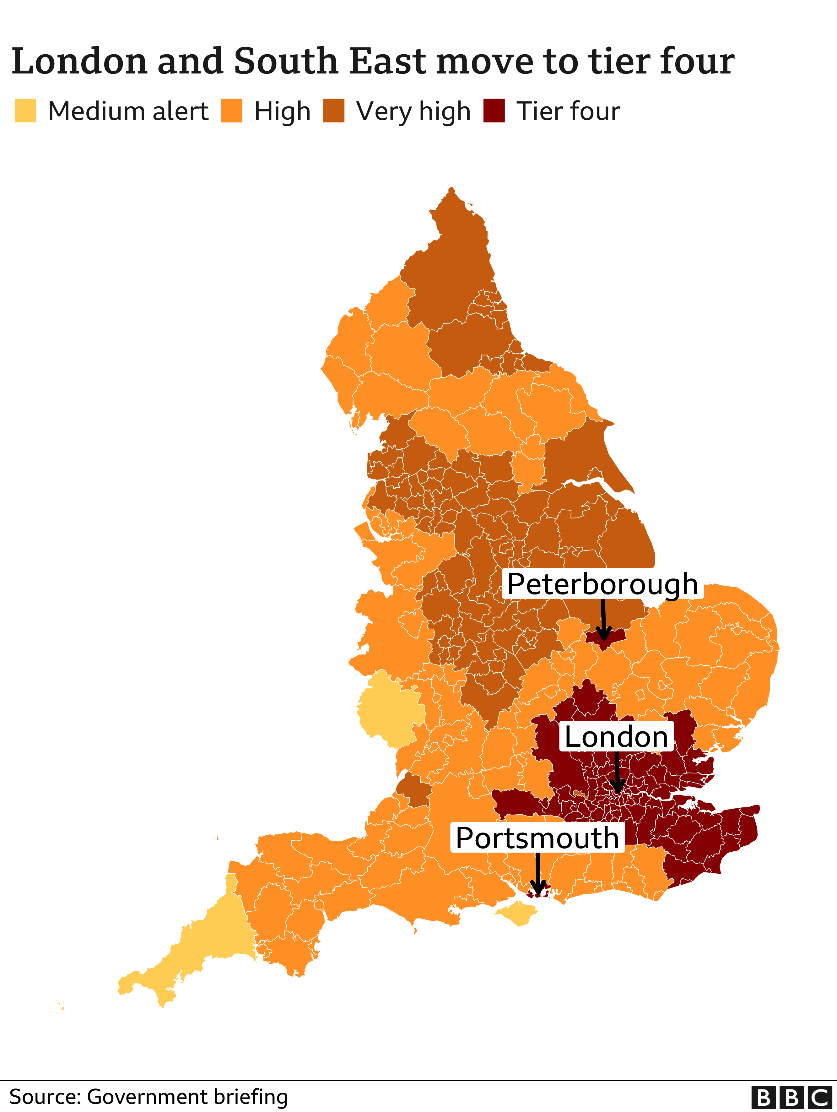 Covid-19: Tighter restrictions likely, Sir Patrick Vallance warns - BBC ...