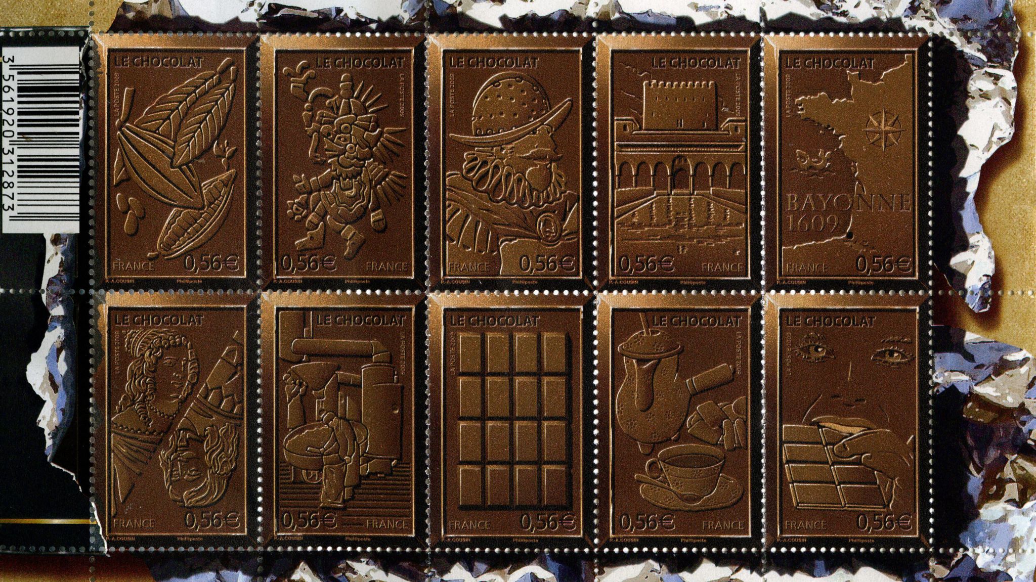 French post office release bakery scented stamp - BBC Newsround