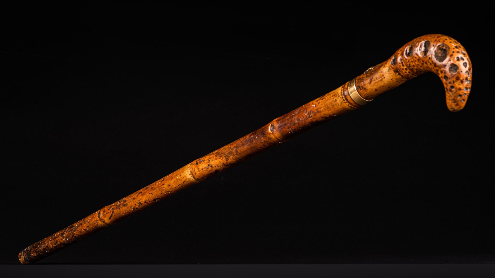 Last Maharajah's walking stick goes on show - BBC News