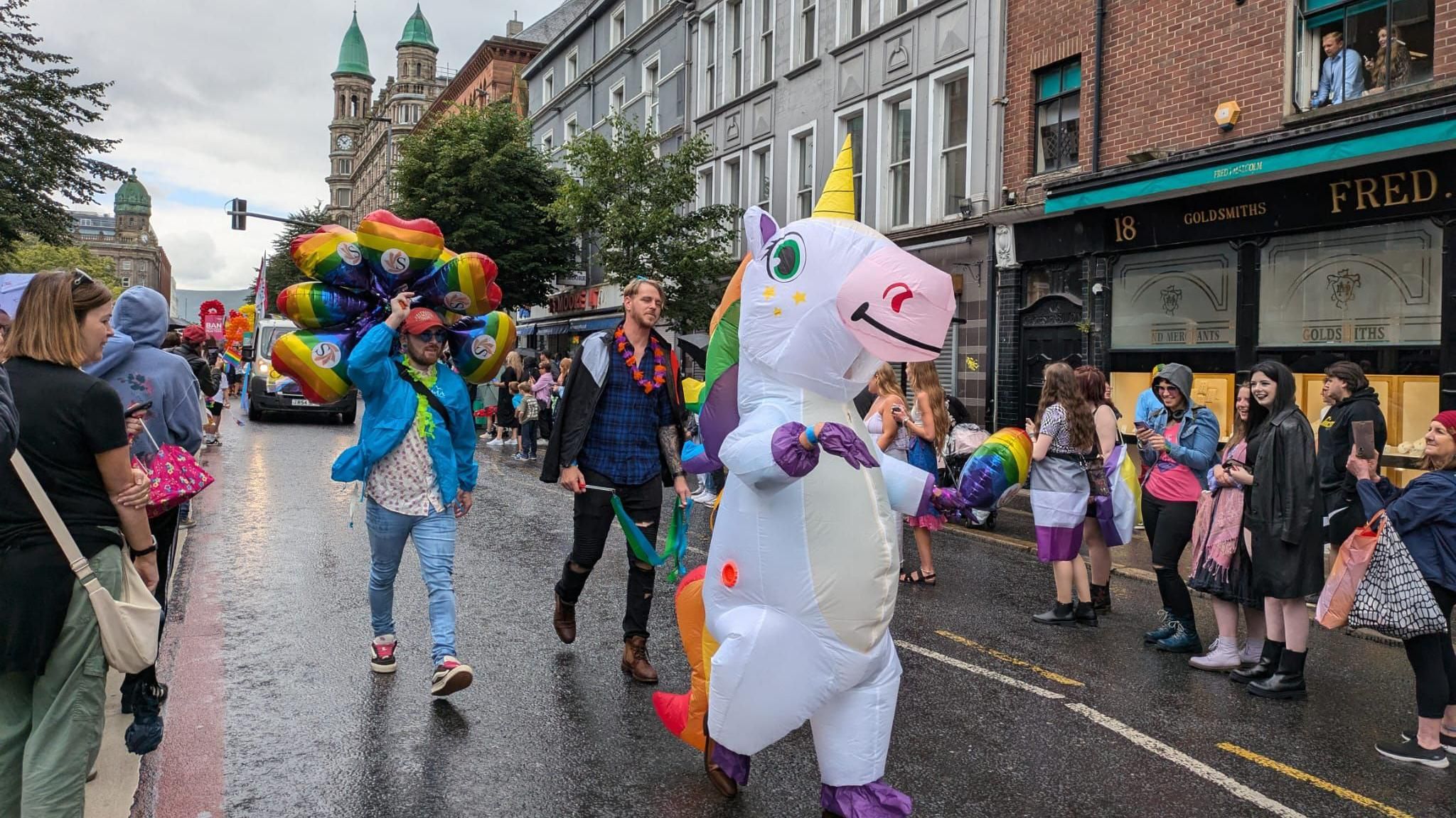 In pictures: Belfast pride parade 2024 - BBC News