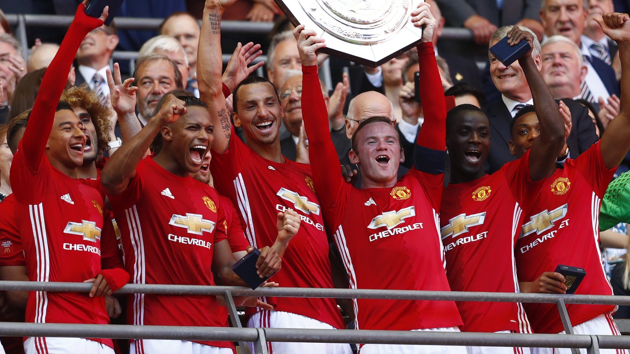 Community Shield: Leicester City 1-2 Manchester United - BBC Sport