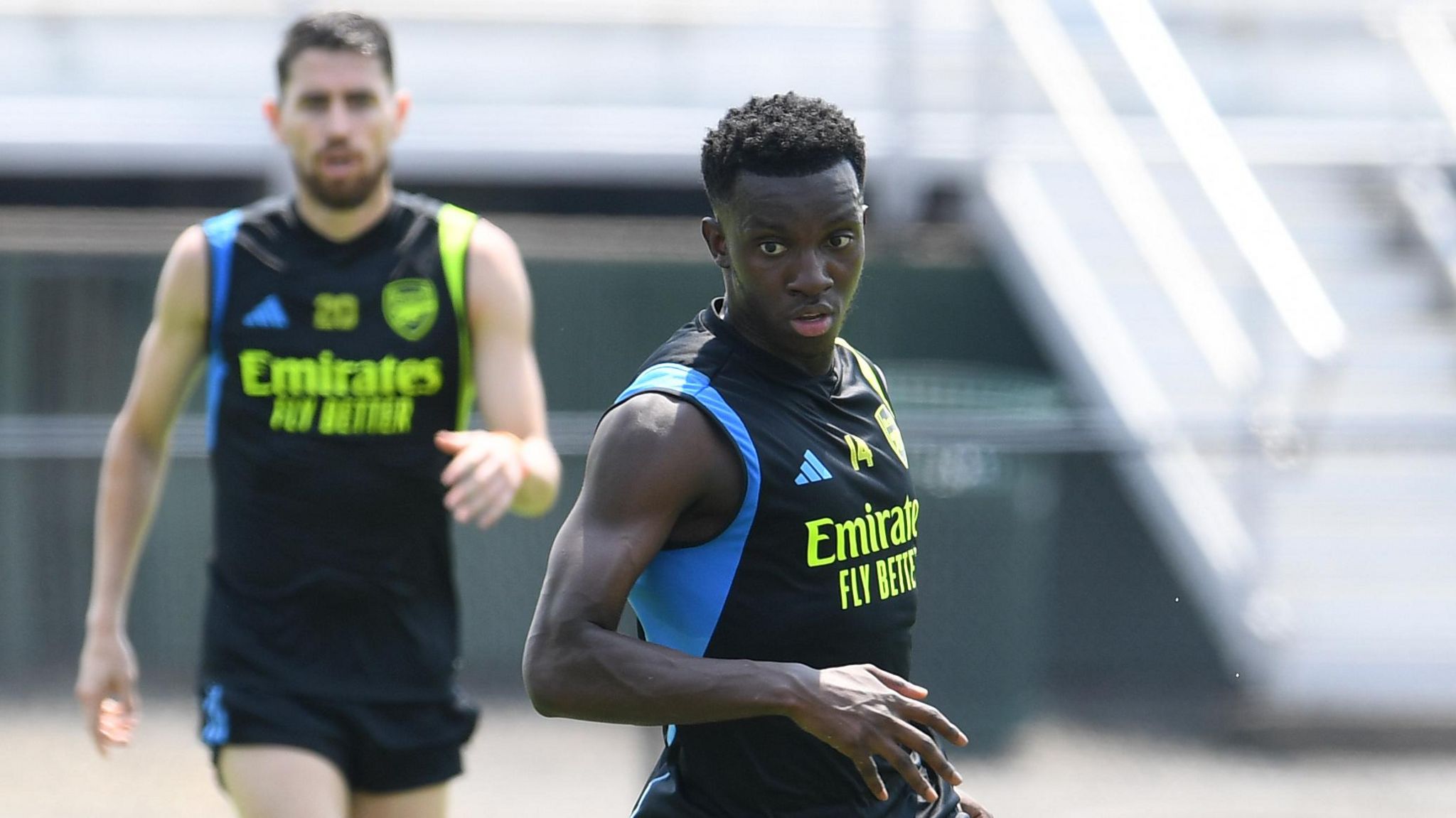 Arsenal: Nketiah recalls Chelsea pain he shared with Rice - BBC Sport