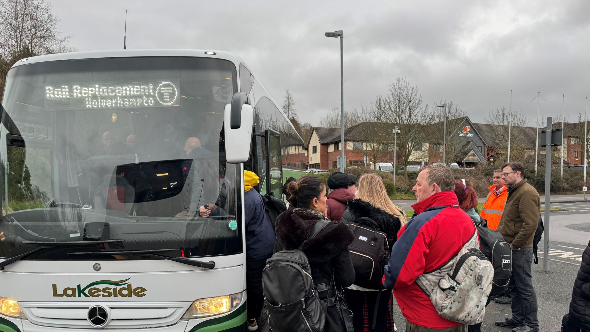 Telford passengers left behind by rail replacement buses - BBC News
