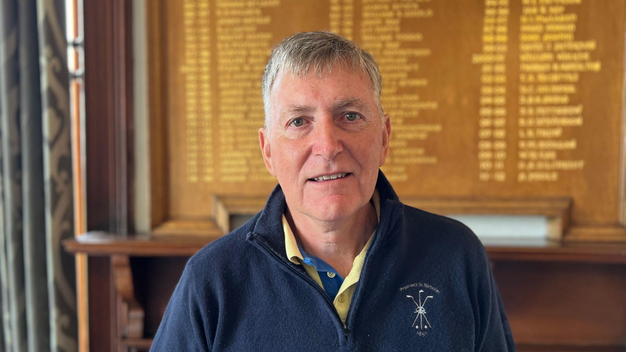 Troon colourful but quiet as town tees up for The Open - BBC News