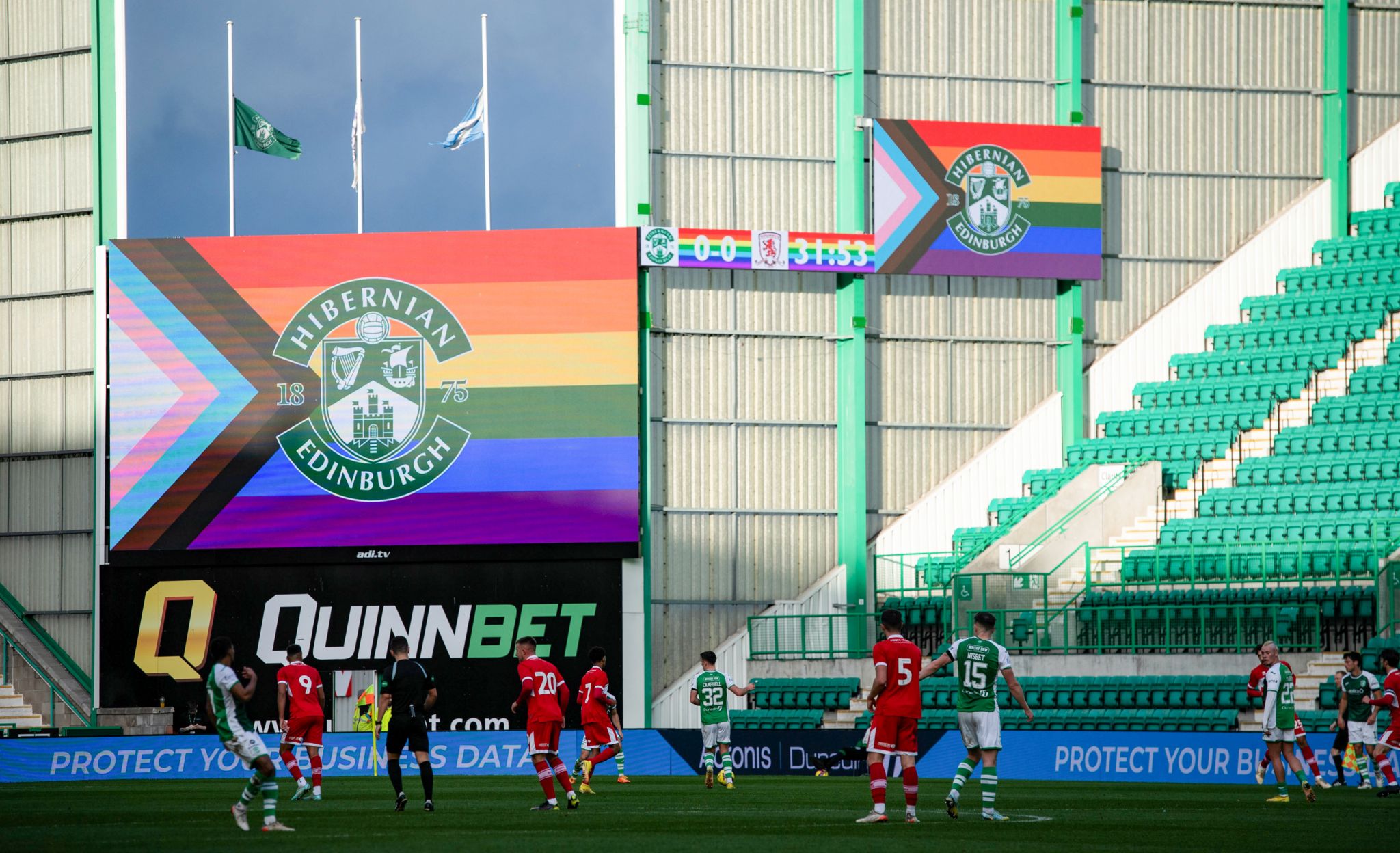 Hibs partner with Football v Homophobia for Killie clash - BBC Sport