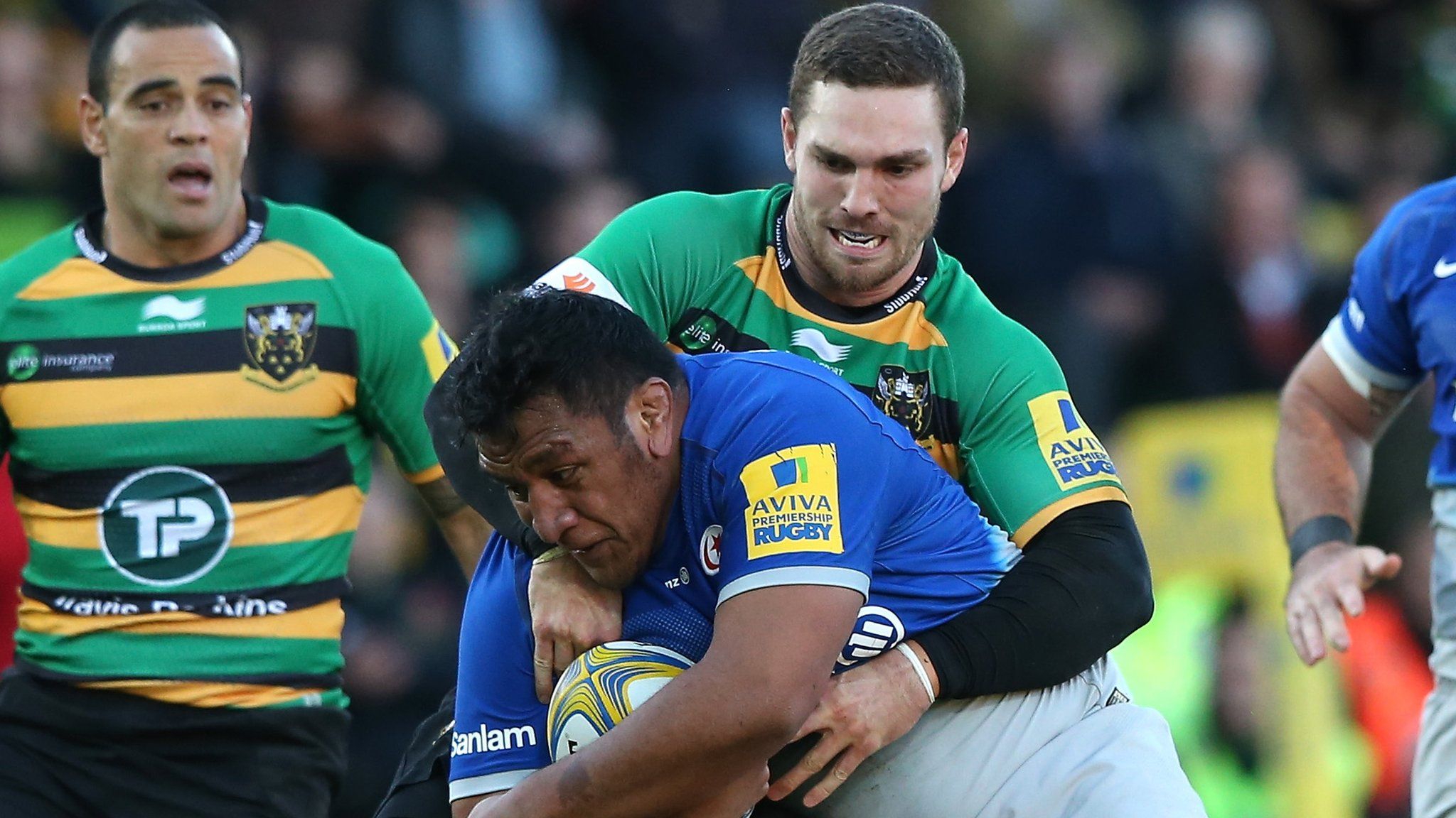 Northampton Saints: Jim Mallinder pleased with son Harry's progress ...