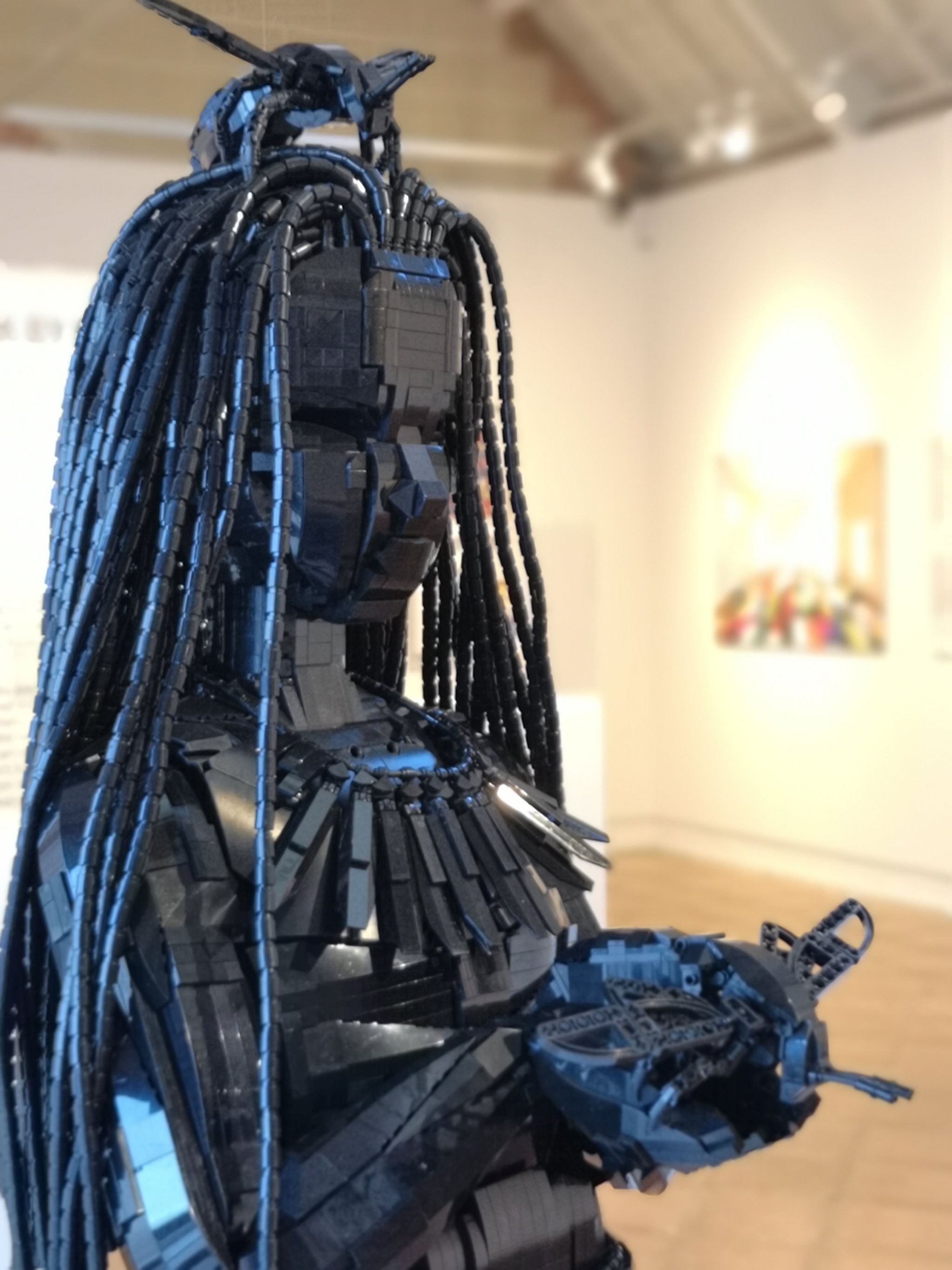 Harley Gallery welcomes Lego-inspired art - BBC News