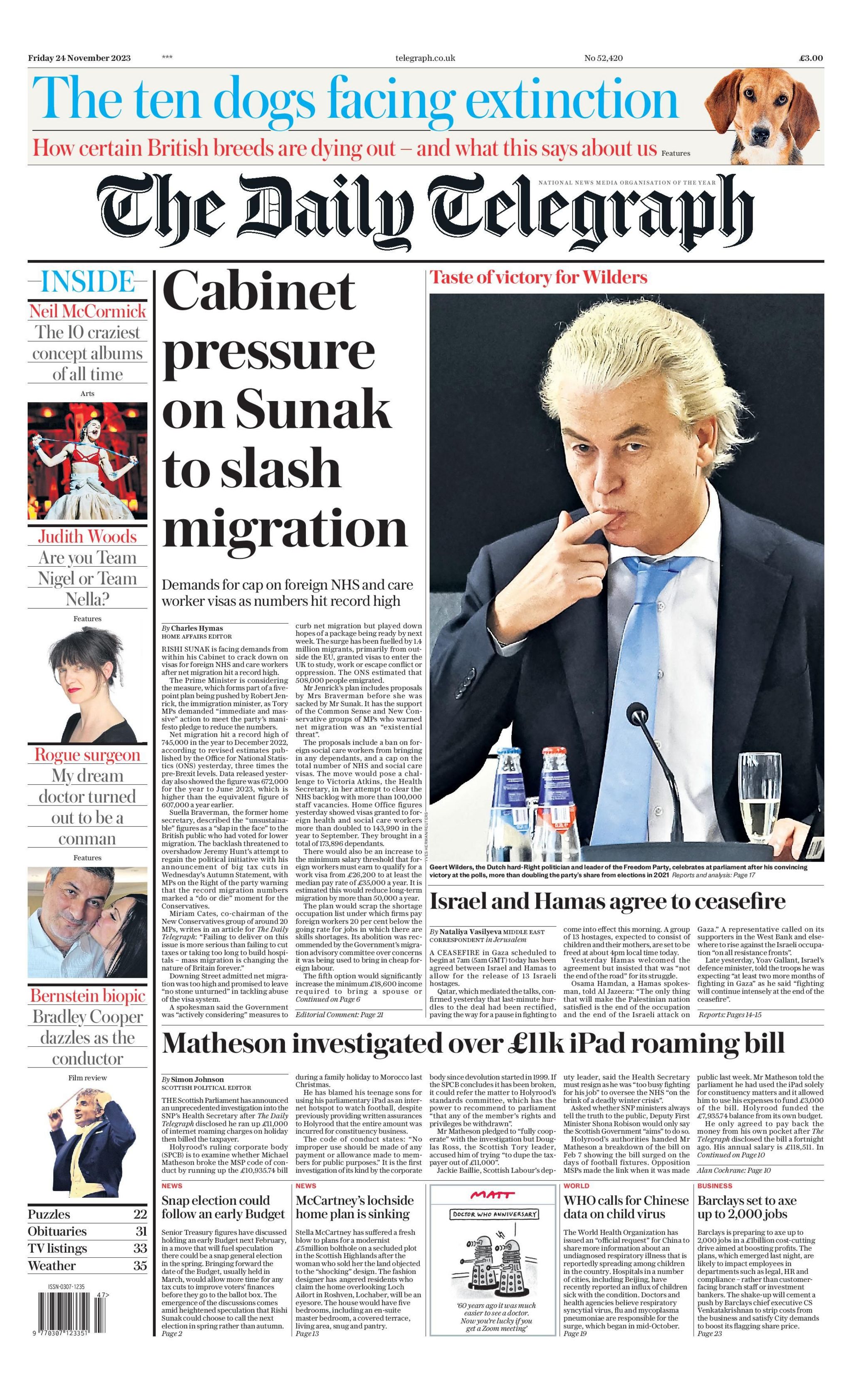 Scotland's papers: Salmond launches £3m claim and migration pressure on ...