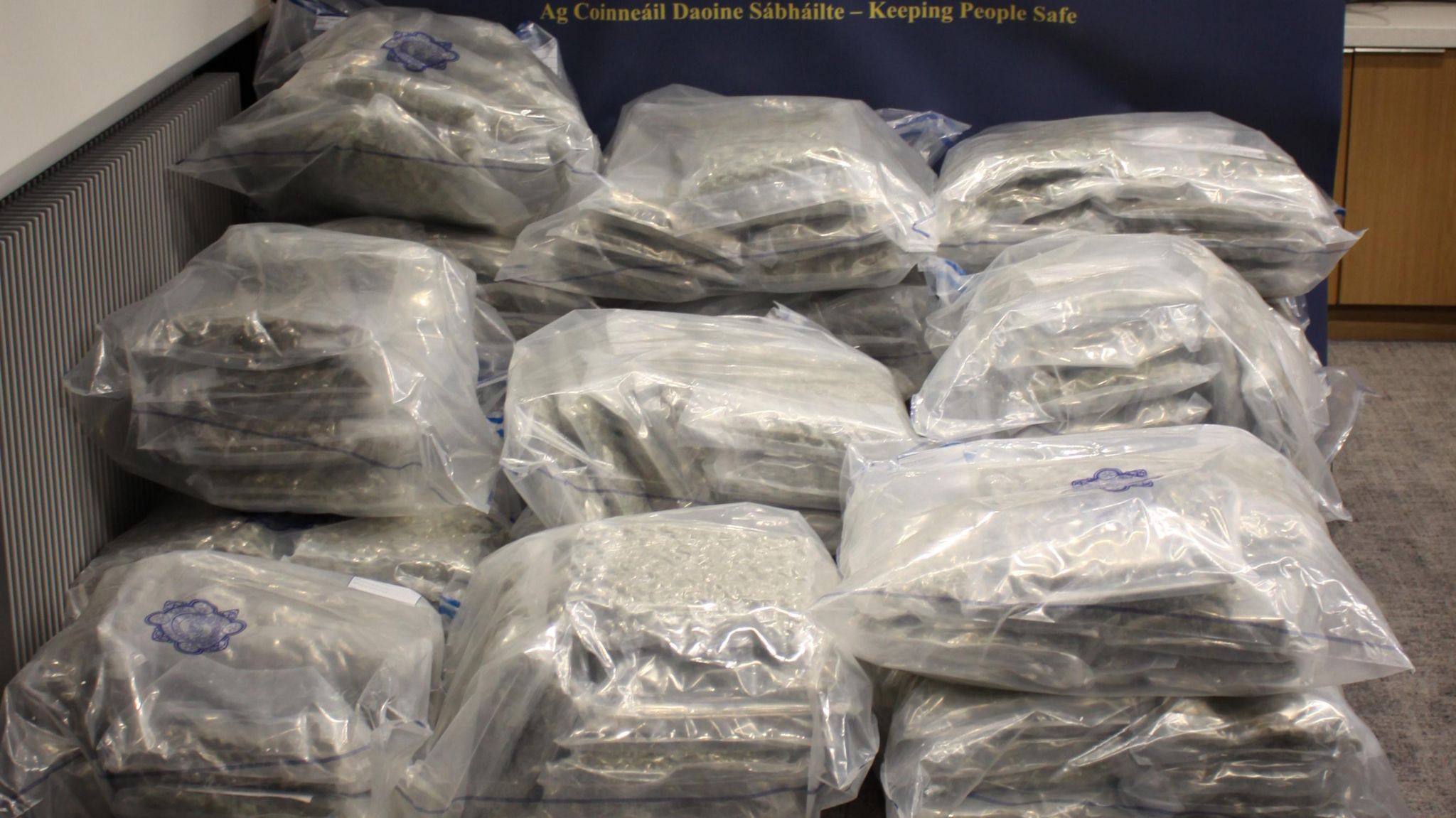 Dublin: Cannabis worth €2.4 million seized by gardaí - BBC News