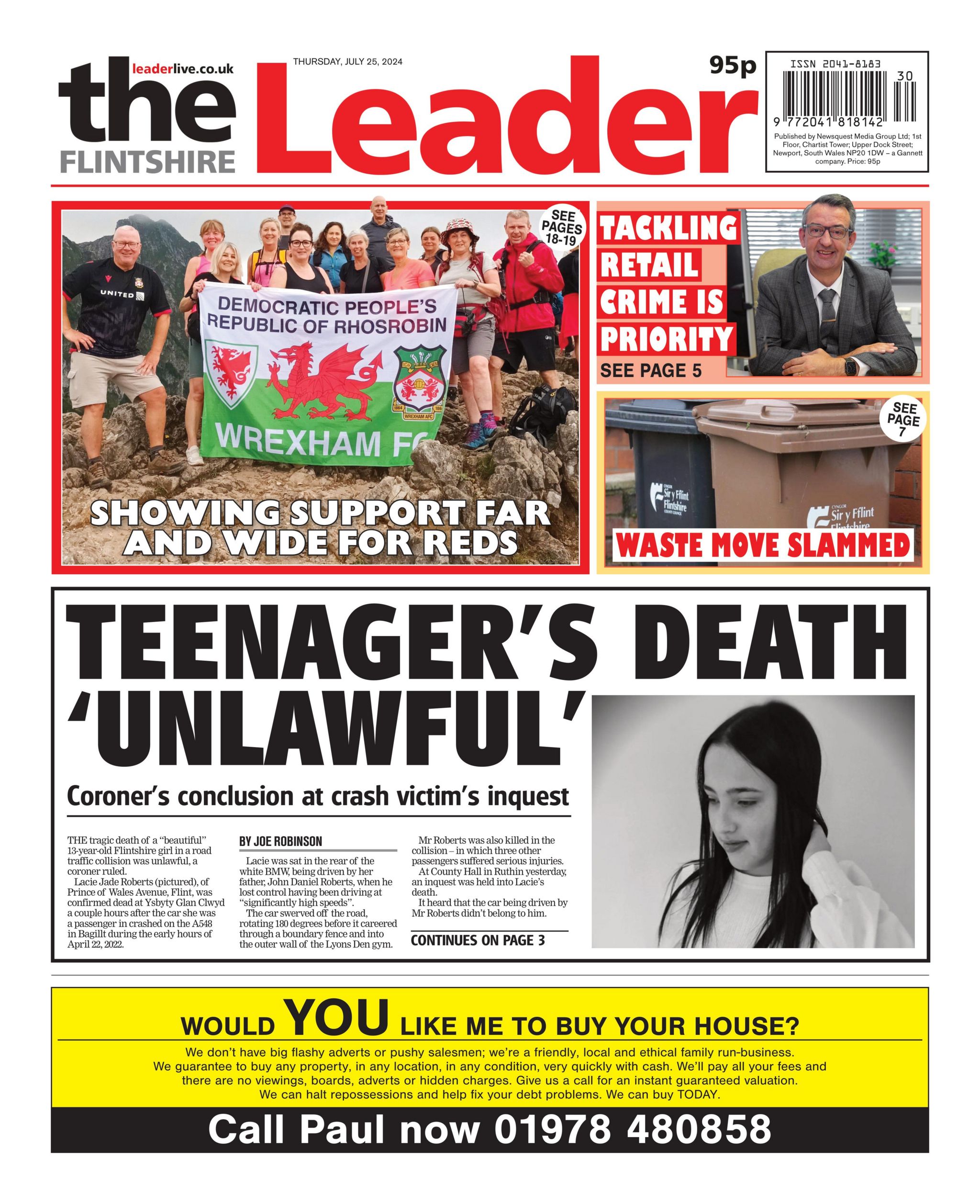 Wales' papers: Eluned Morgan makes history and teen's 'unlawful' death ...