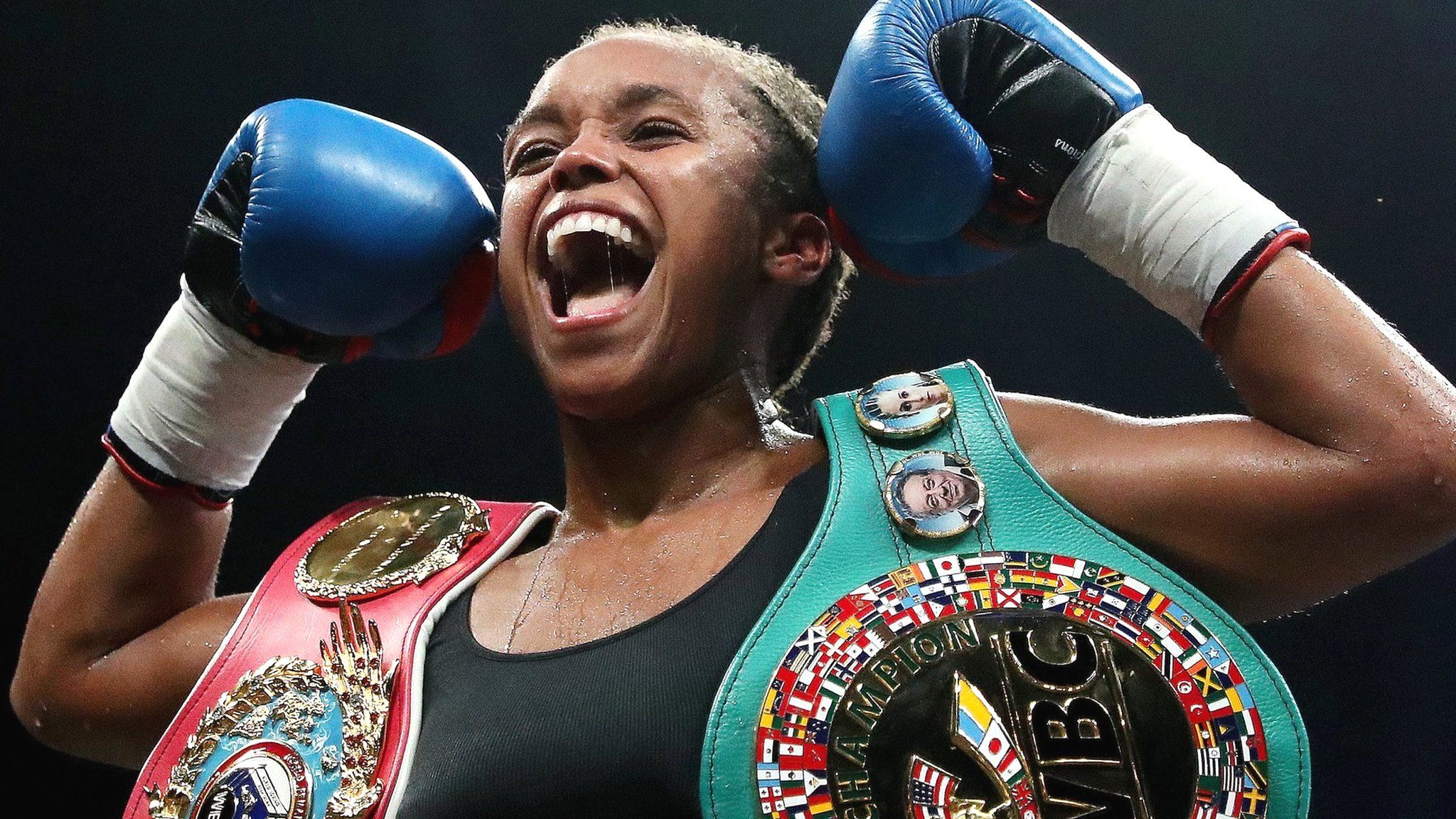 Natasha Jonas: Briton beats Patricia Berghult to become unified super ...