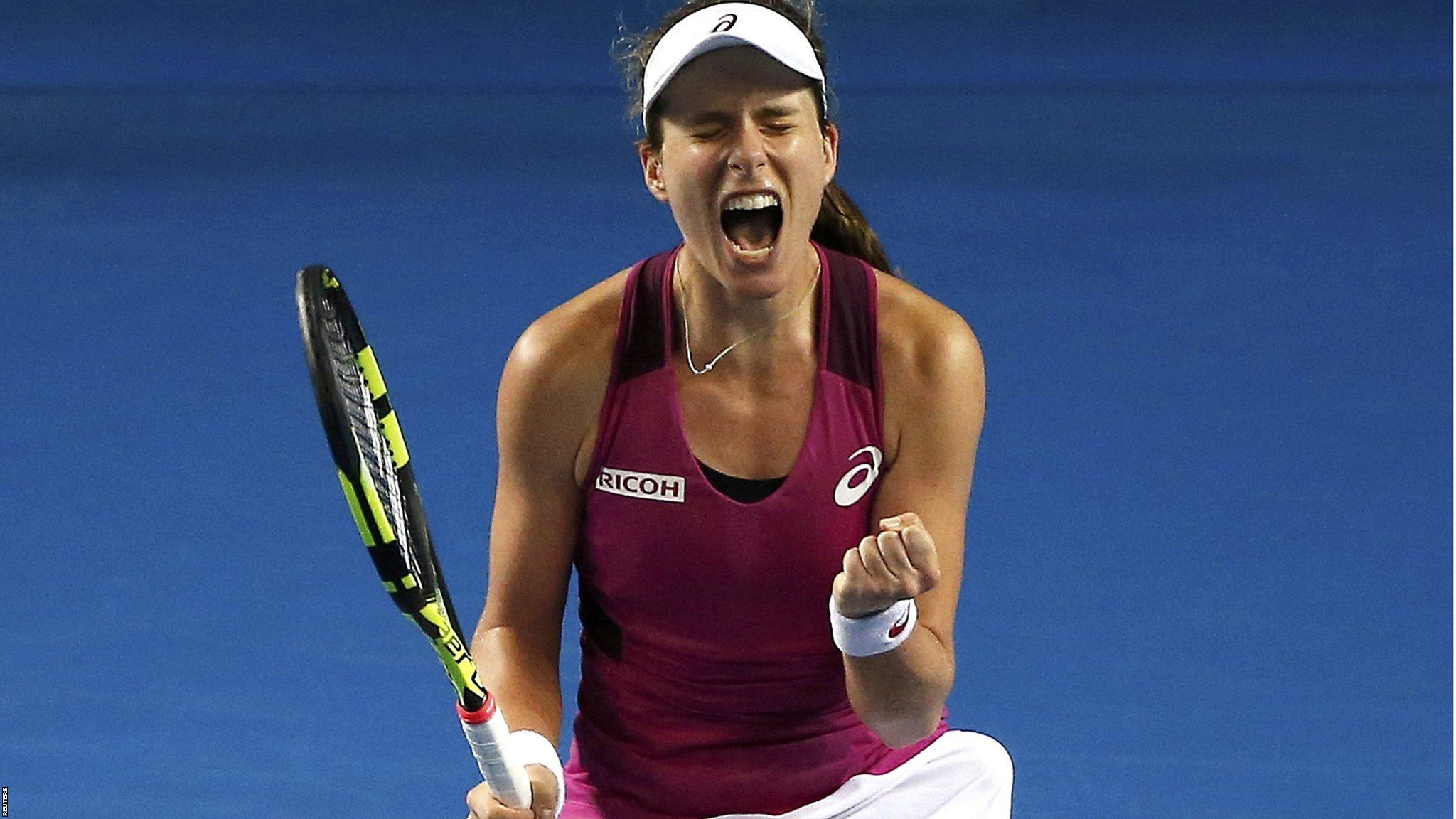 Serena Williams and Maria Sharapova to meet in Australian Open - BBC Sport