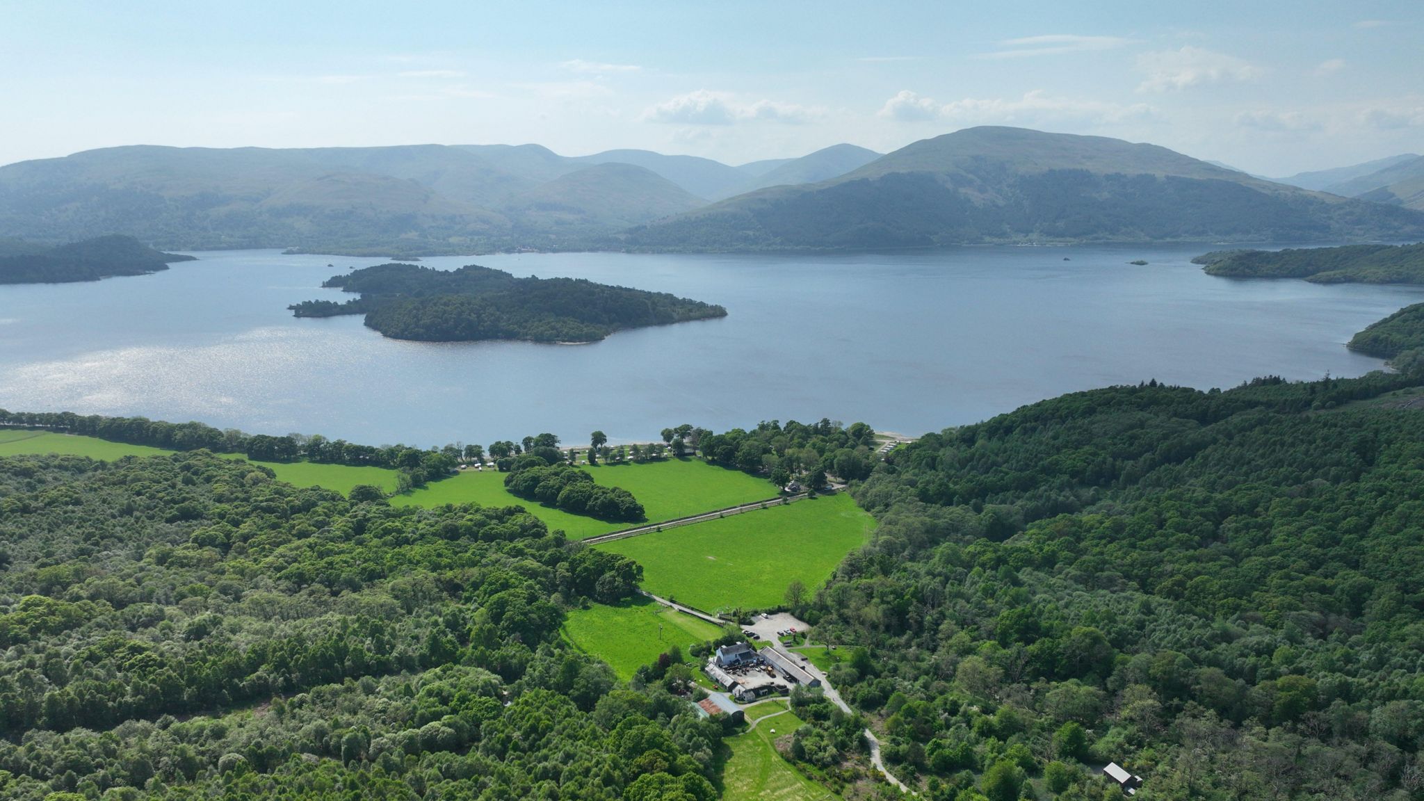 Loch Lomond conservation estate for sale for £4m - BBC News